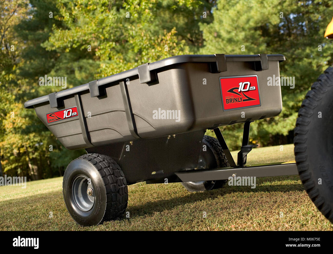 A Brinly Poly Cart, designed for agricultural use, representing ...
