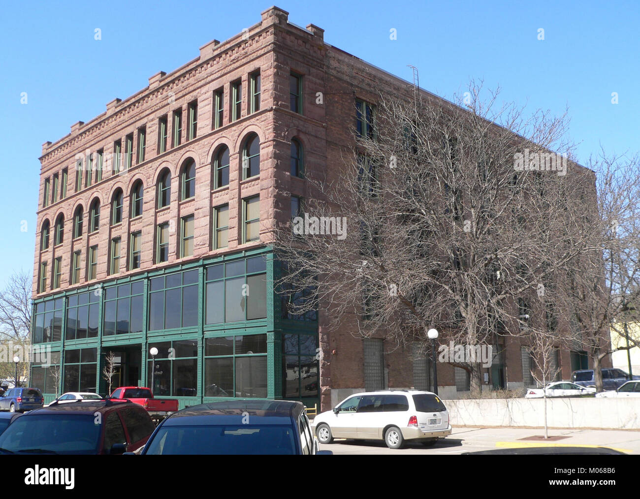 This historical map fragment, the Boston Block, from Sioux City ...
