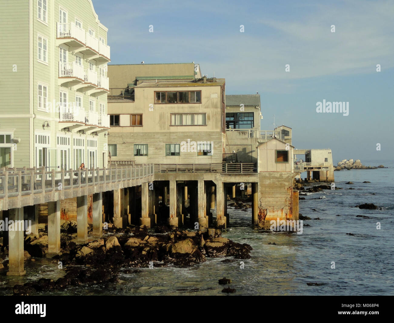 Cover illustration of Cannery Row, Monterey, depicting historic ...