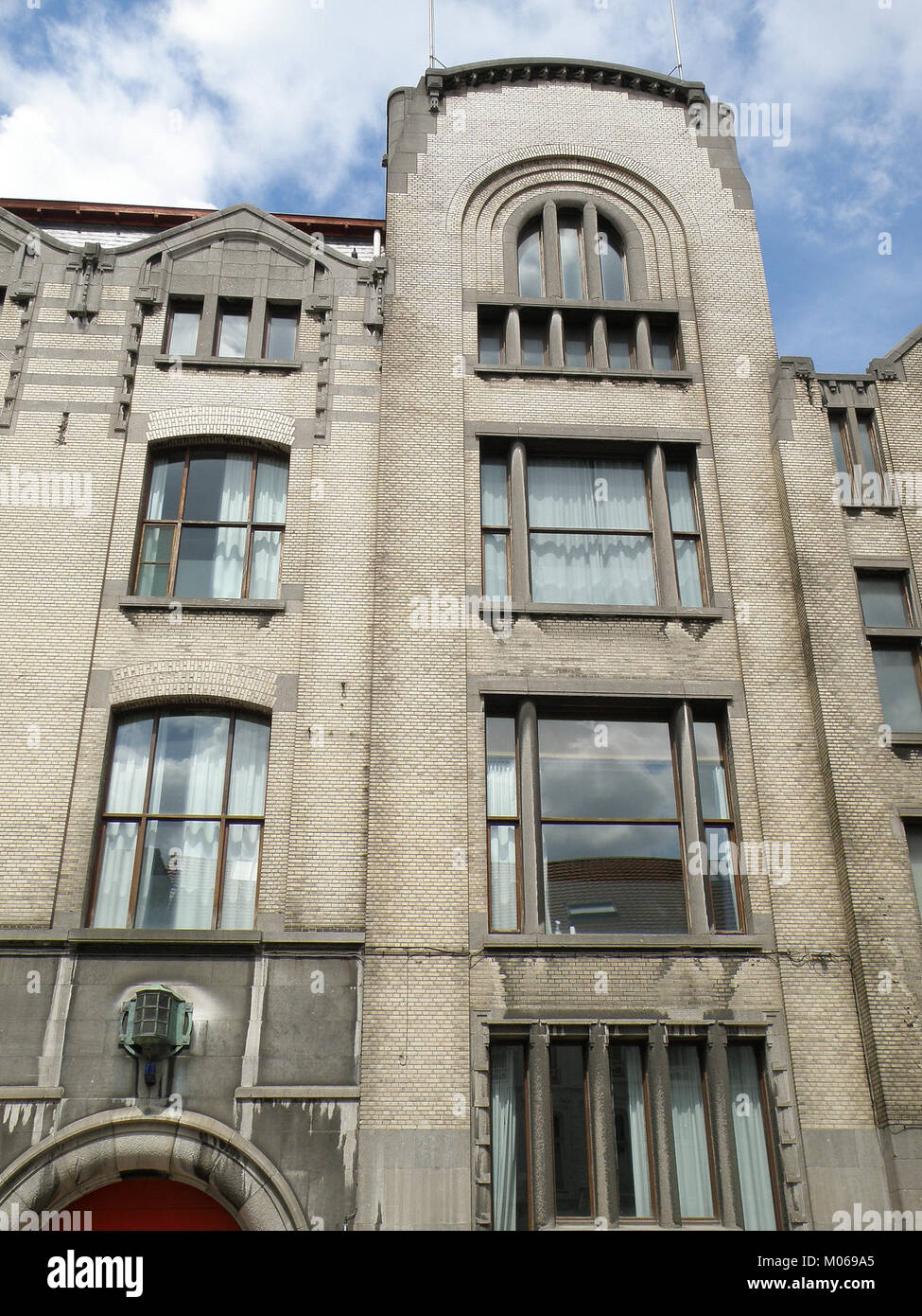 The Brandweerkazerne (Fire Station) located on Paleisstraat in Antwerp ...