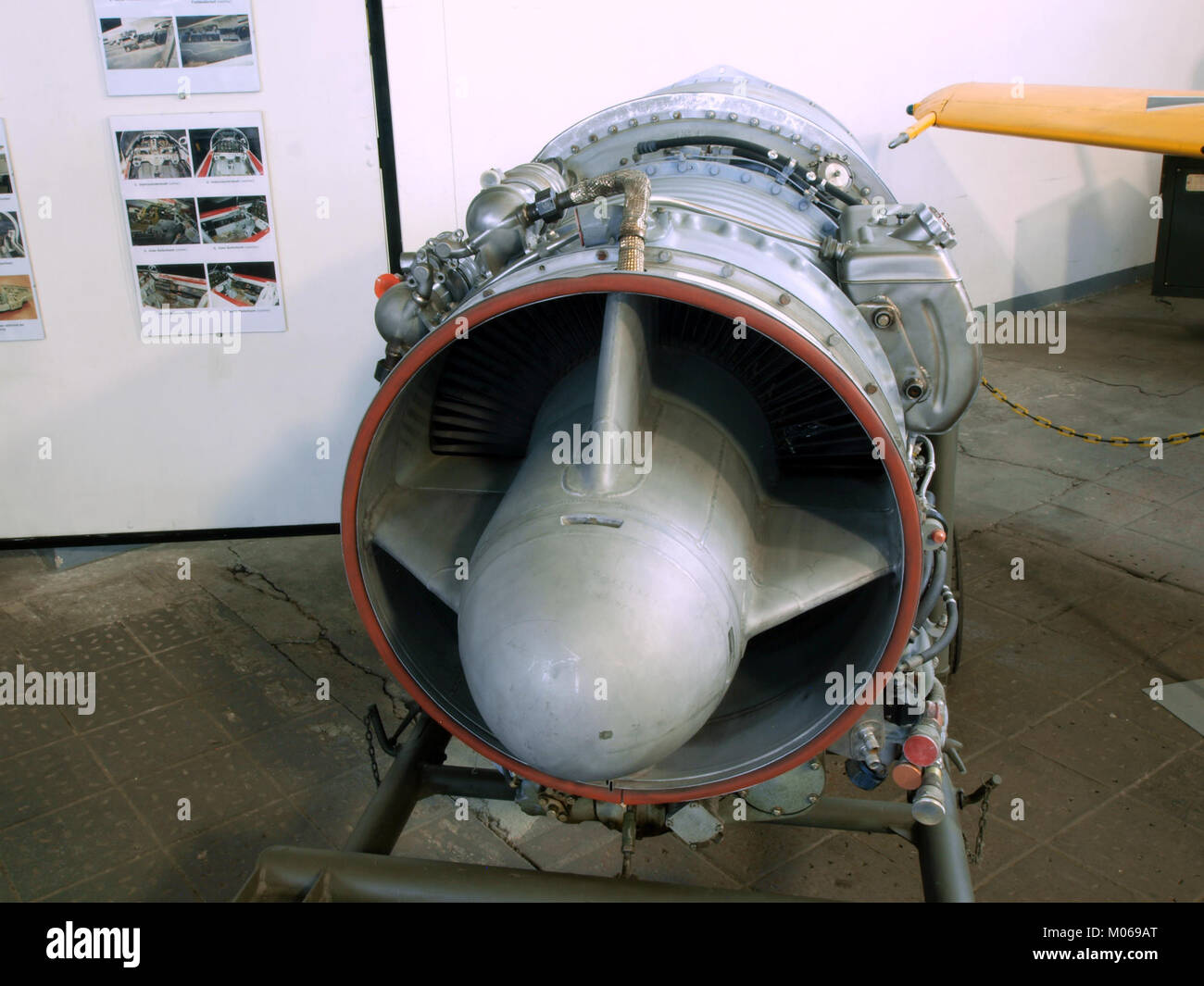 This image shows the Bristol Siddeley Orpheus engine used in the Fiat ...