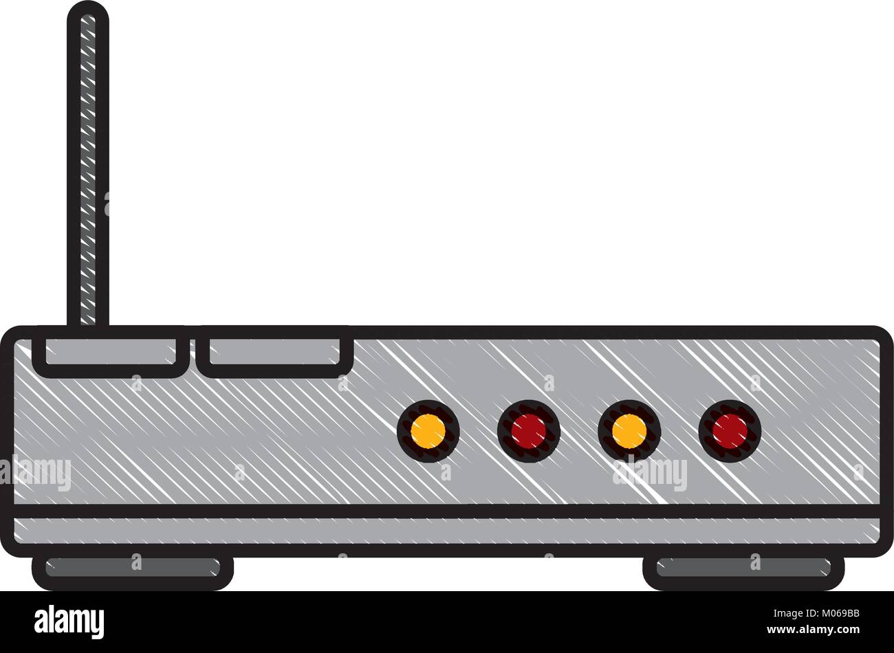 Wifi router antenna Stock Vector Image & Art - Alamy