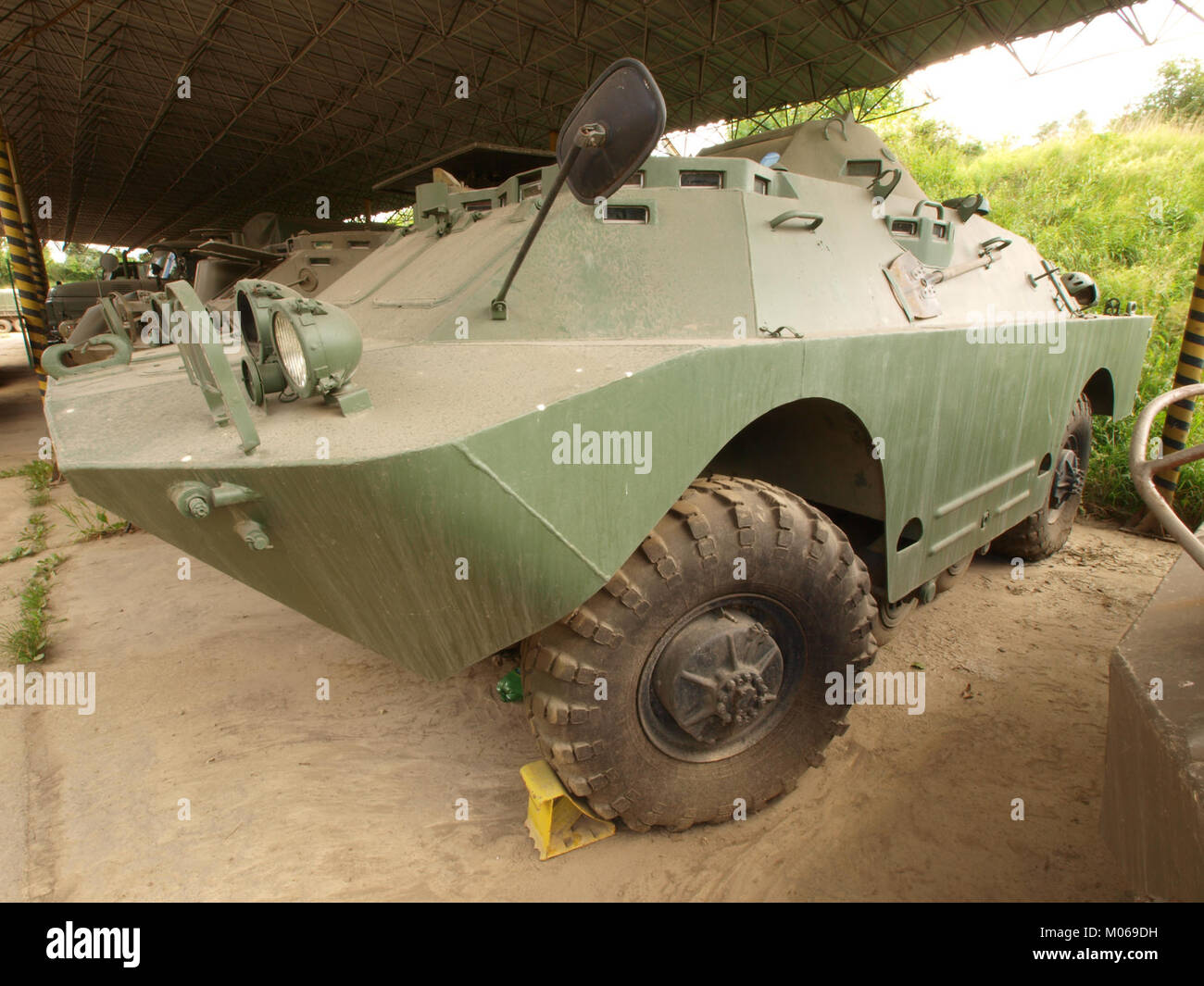 The BRDM-2rch is a Soviet amphibious armored reconnaissance vehicle ...