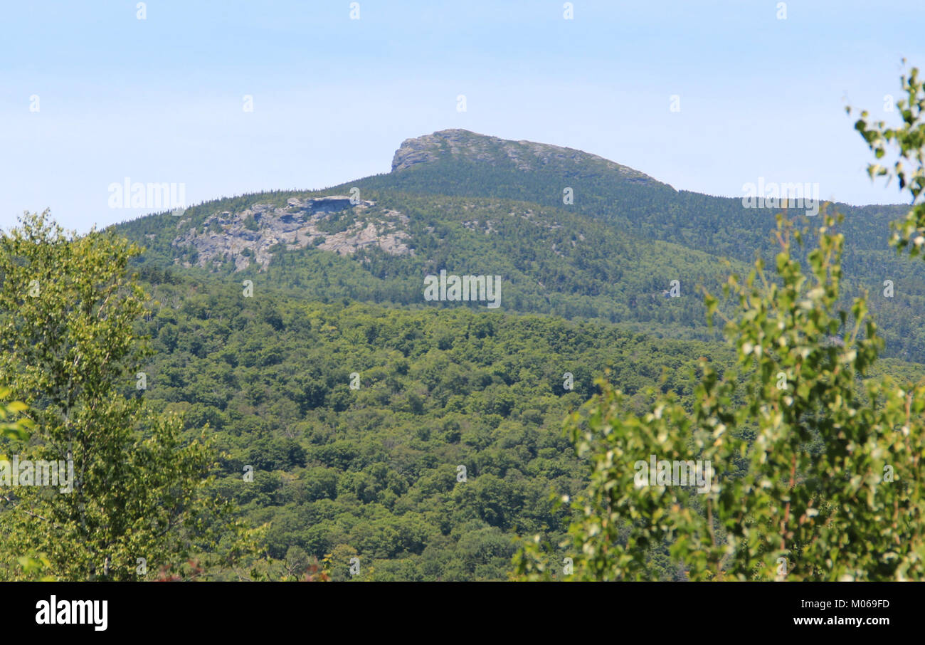 This photograph or depiction features the famous 'Camel's Hump,' a ...