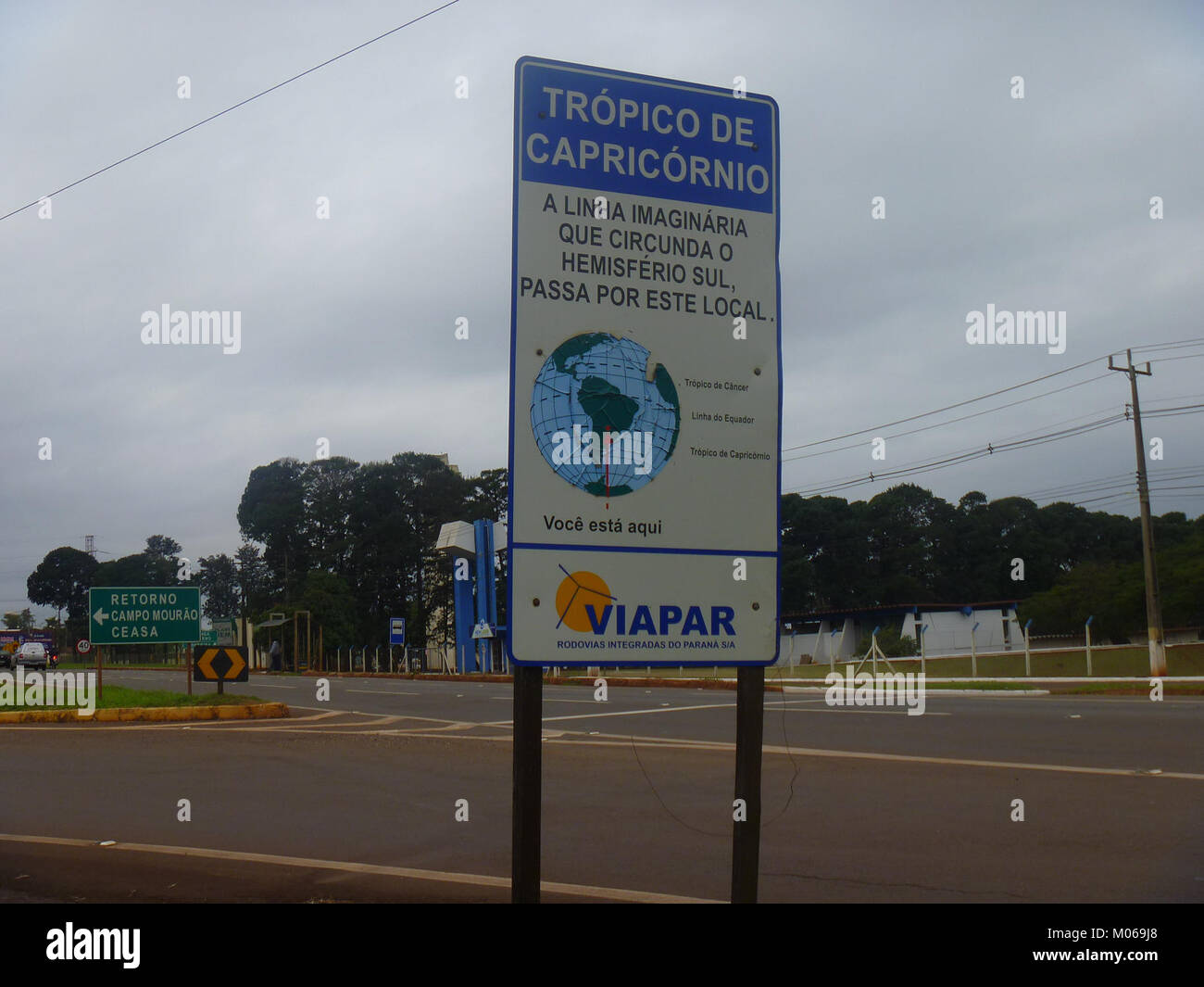 Tropic capricorn map hi-res stock photography and images - Alamy