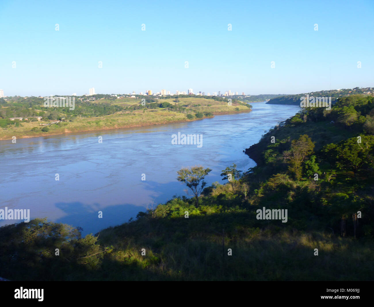 Brazil Paraguay Border Stock Photo - Alamy