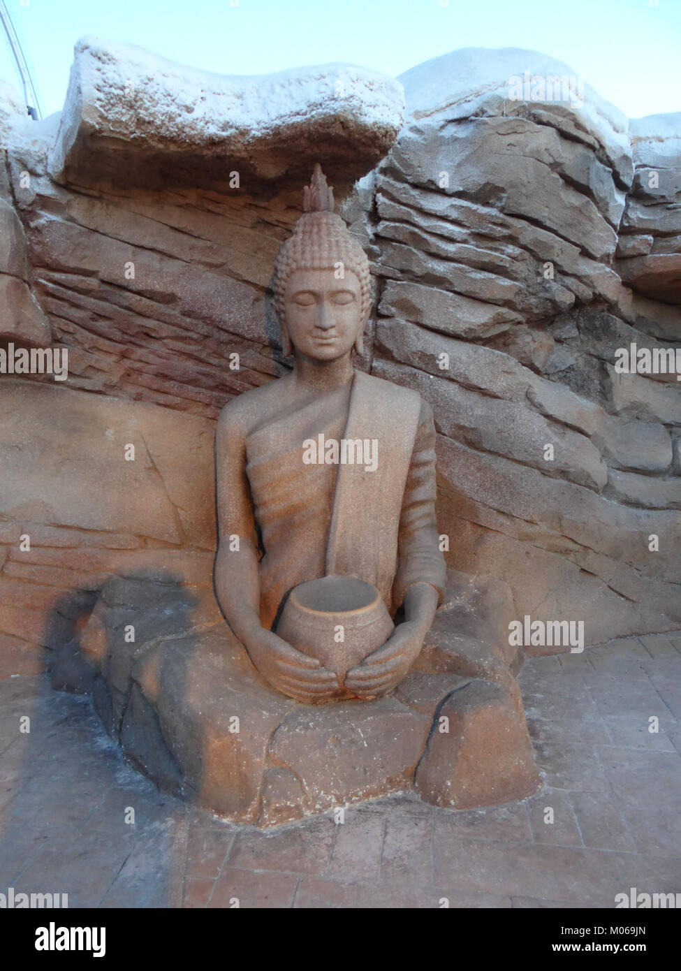 Buda in Shambhala theming Stock Photo - Alamy