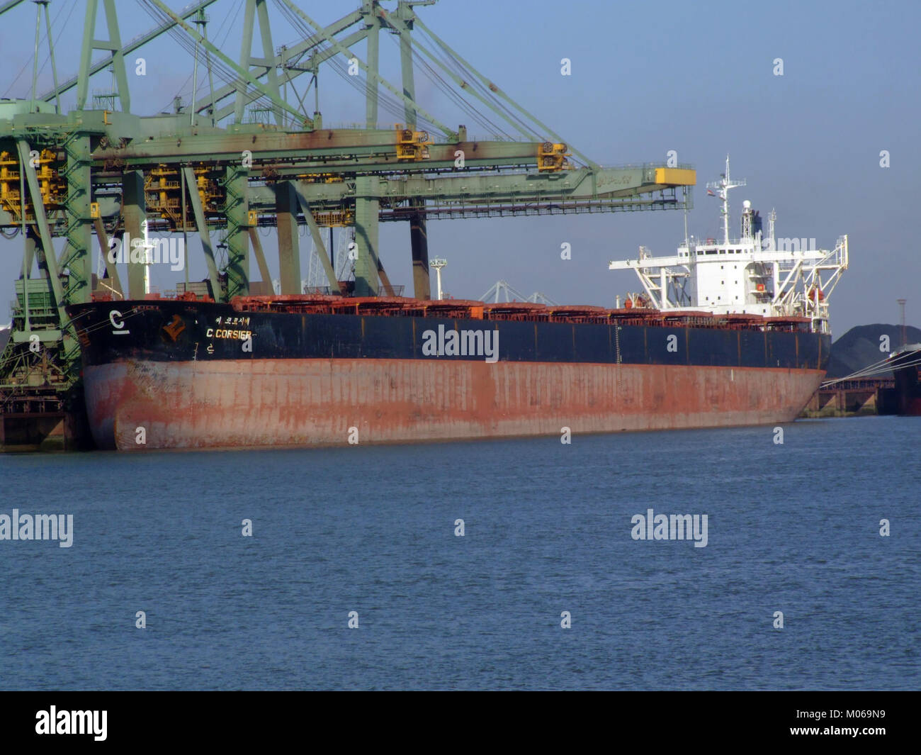 This image depicts the C. CORSIER ship at the Mississippi harbour in ...