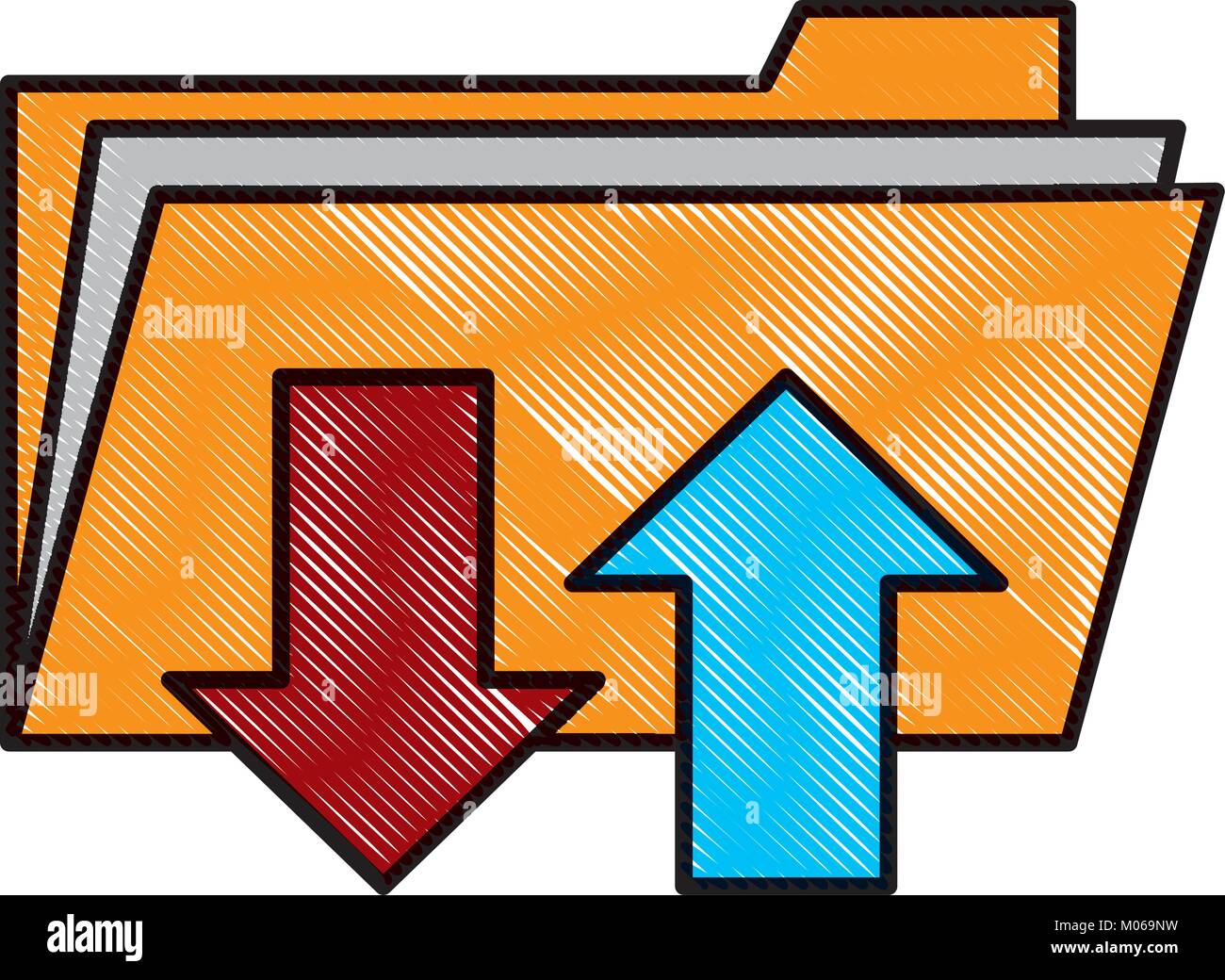 Folder document symbol Stock Vector Image & Art - Alamy