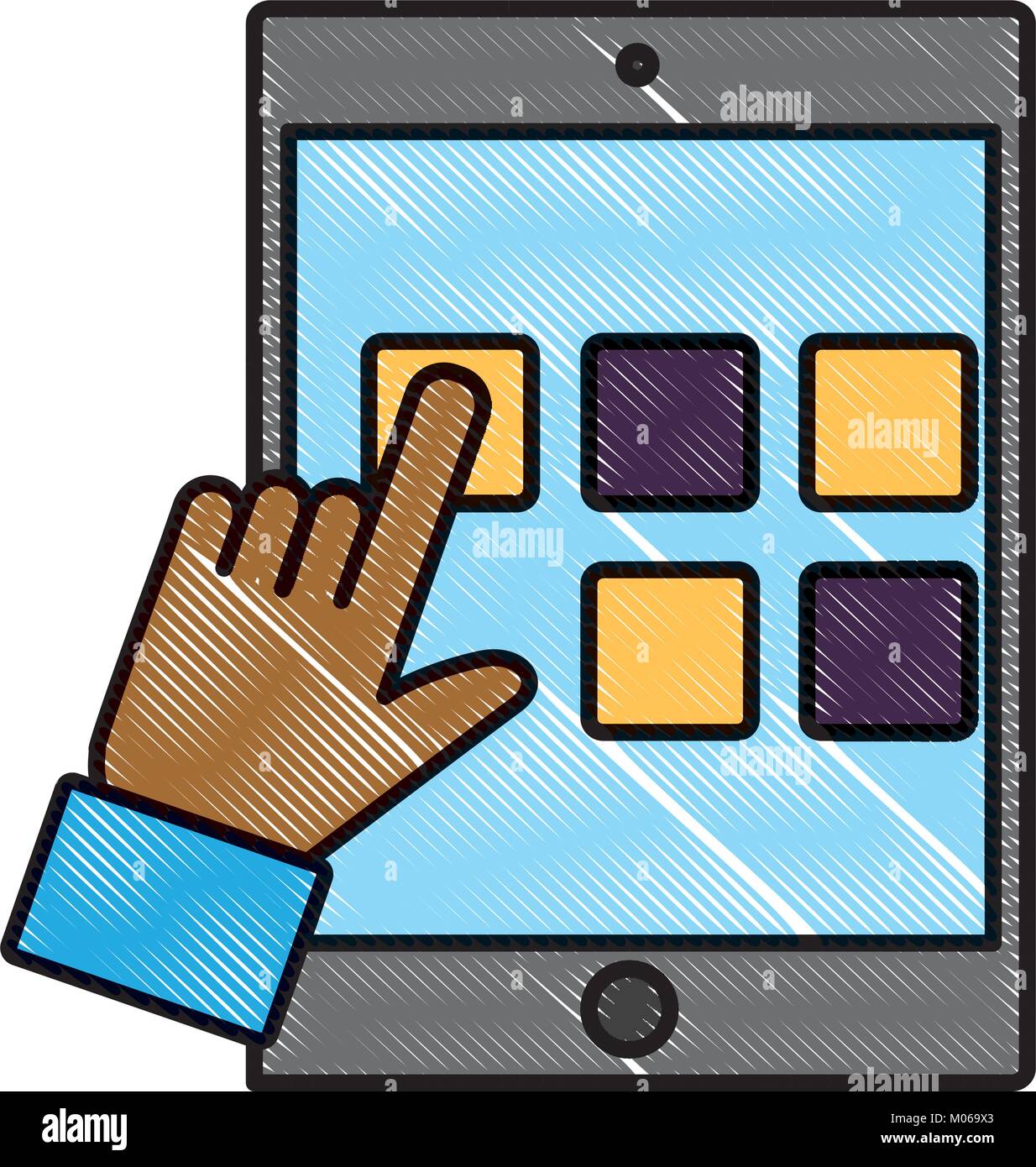 Tablet apps symbol Stock Vector Image & Art - Alamy