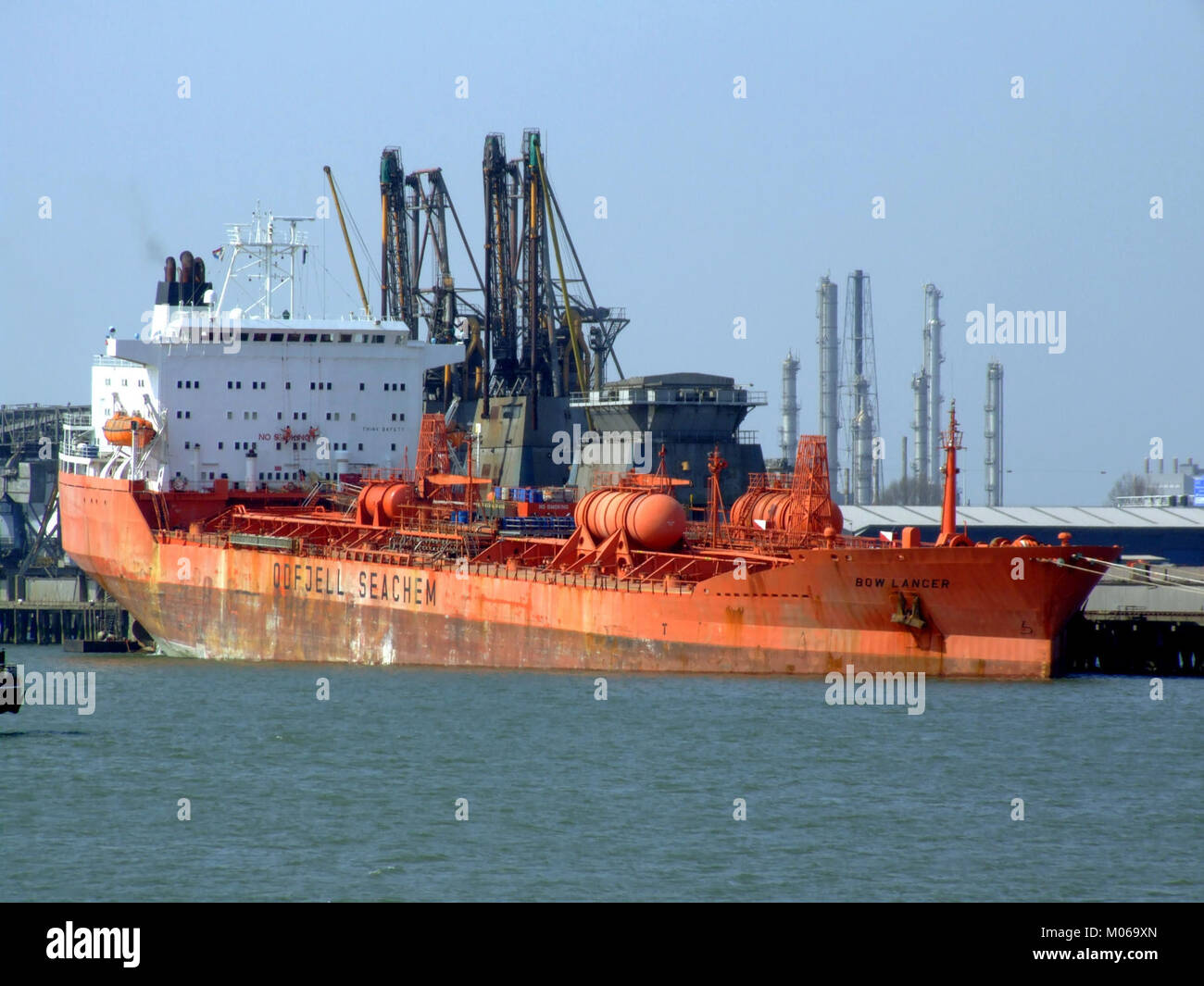 Rotterdam harbour activity view hi-res stock photography and images - Alamy