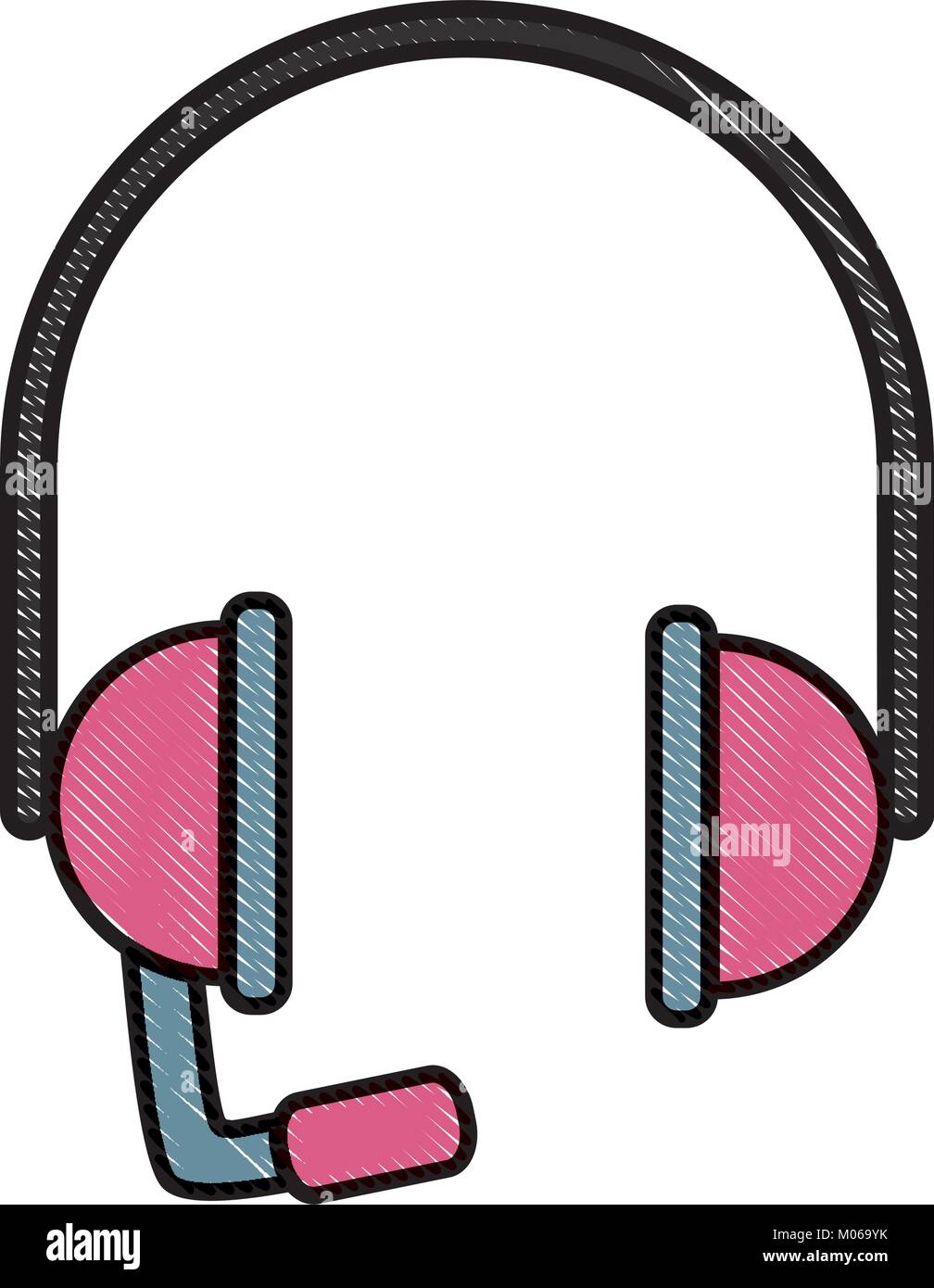 Call center headset Stock Vector Image & Art - Alamy