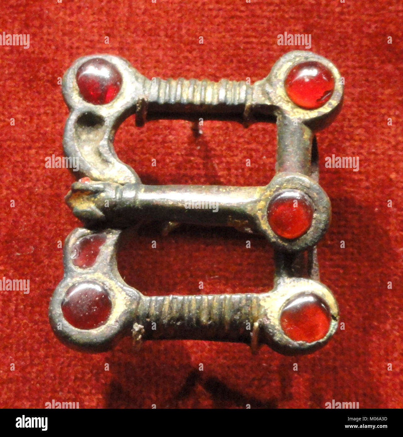 This Sarmato-Gothic belt buckle, dating from the 400s AD, is crafted ...