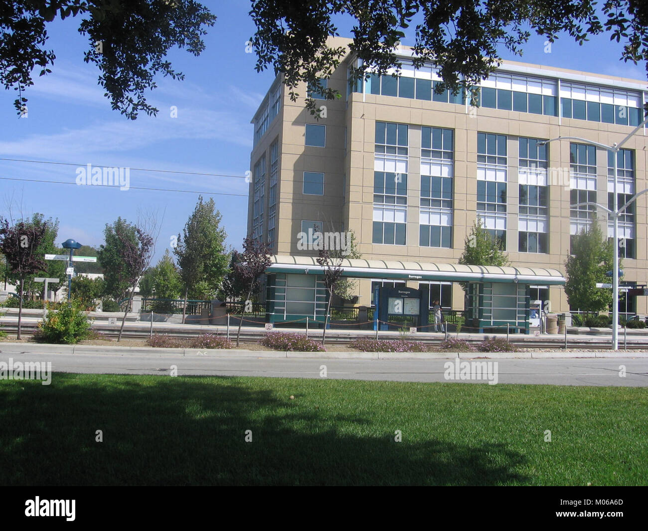 The Borregas VTA station, located in California, represents modern ...