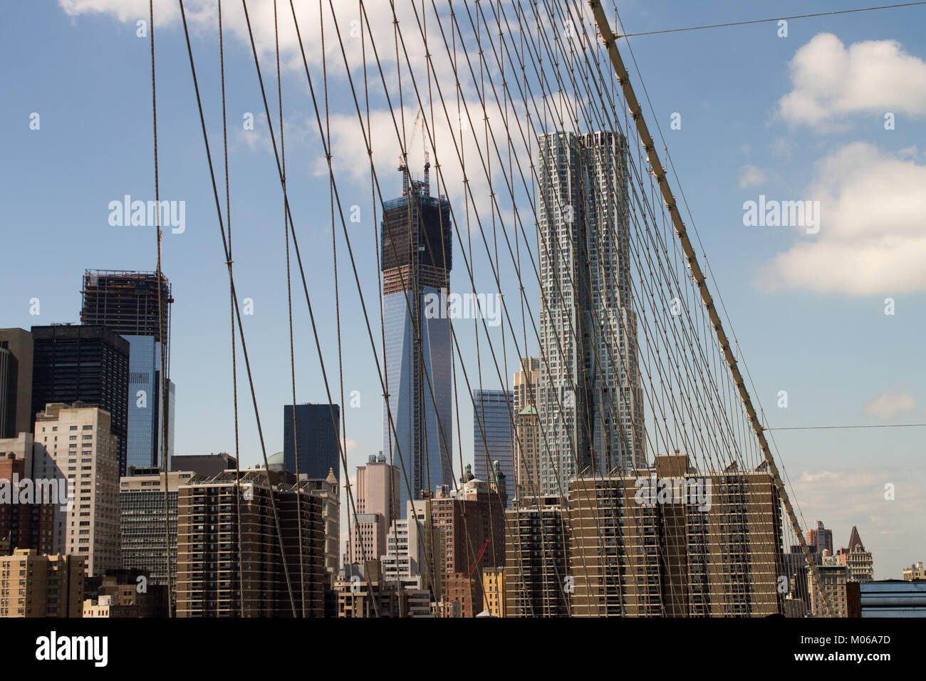 Brooklyn bridge one iconic architectural hi-res stock photography and ...