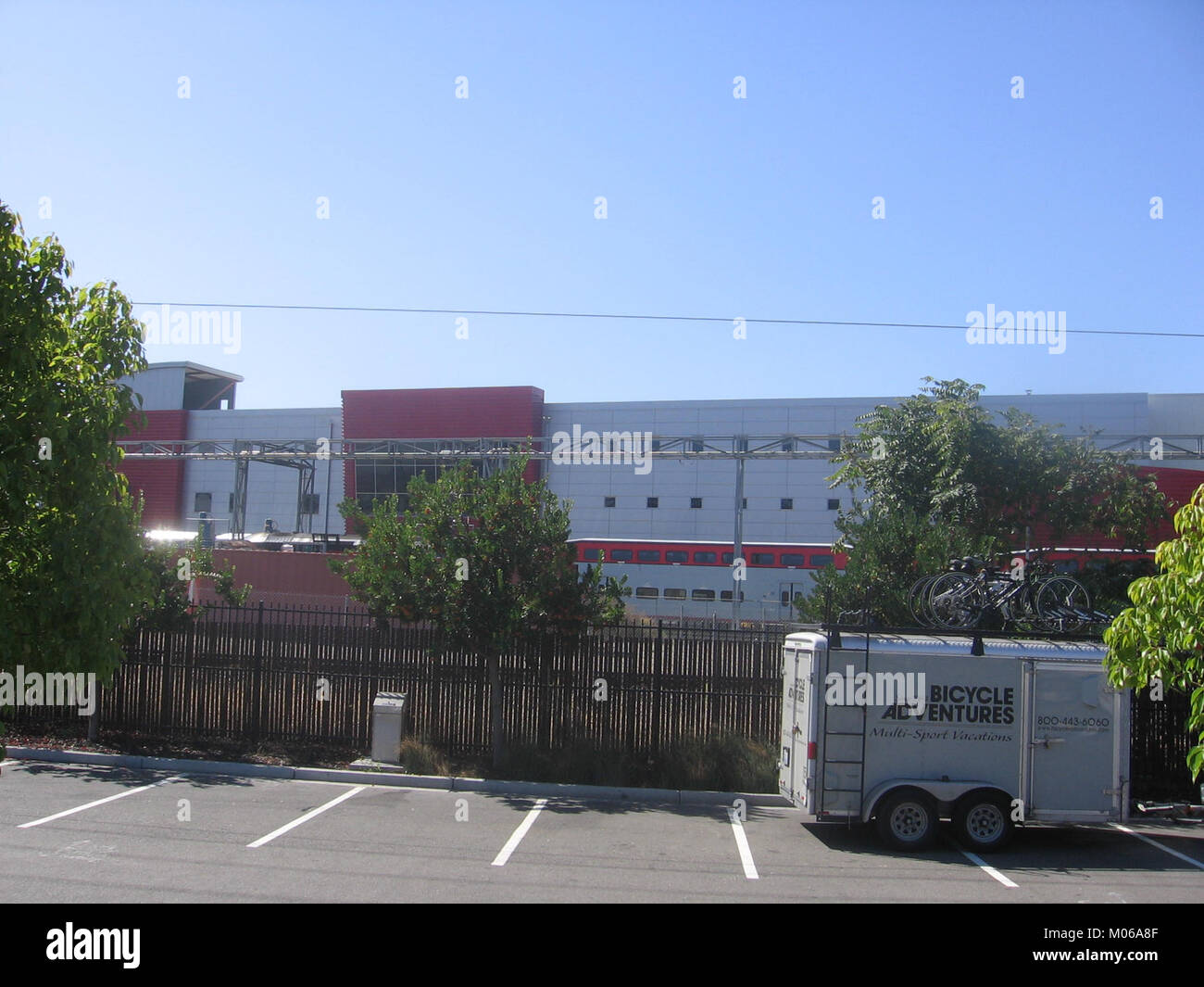 Caltrain CEMOF 1375 is a locomotive preserved as part of the Caltrain ...