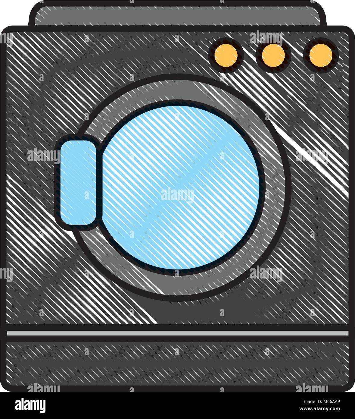 Washer laundry machine Stock Vector Image & Art - Alamy