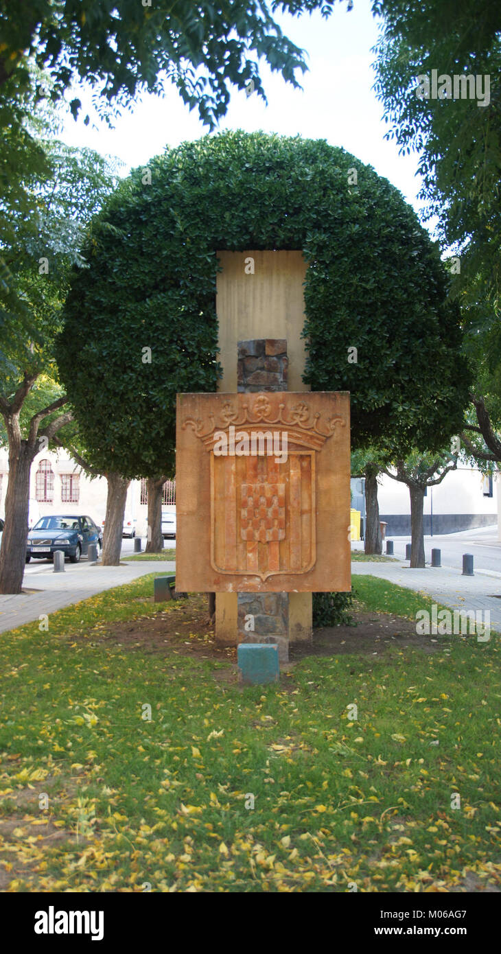 This image shows the Memorial to Francesc Mas i Ros in Caldes de ...