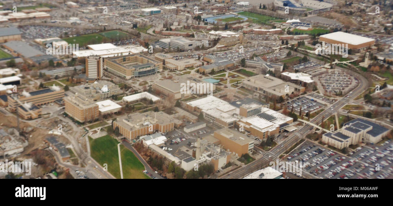 Brigham young university campus aerial hi-res stock photography and ...
