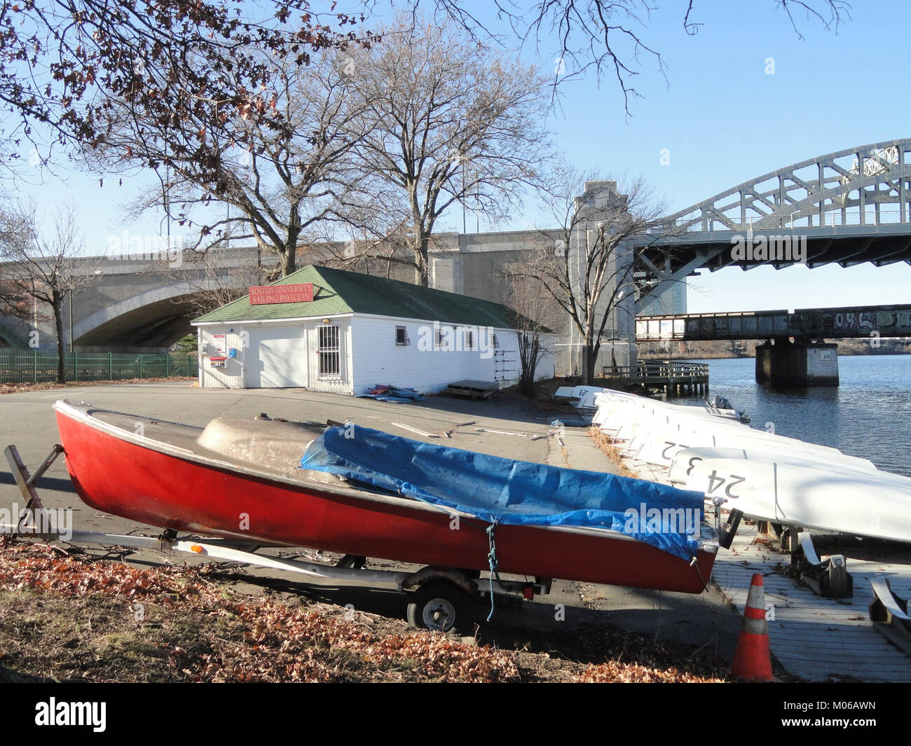 The Boston University Sailing Pavilion is a modern architectural ...