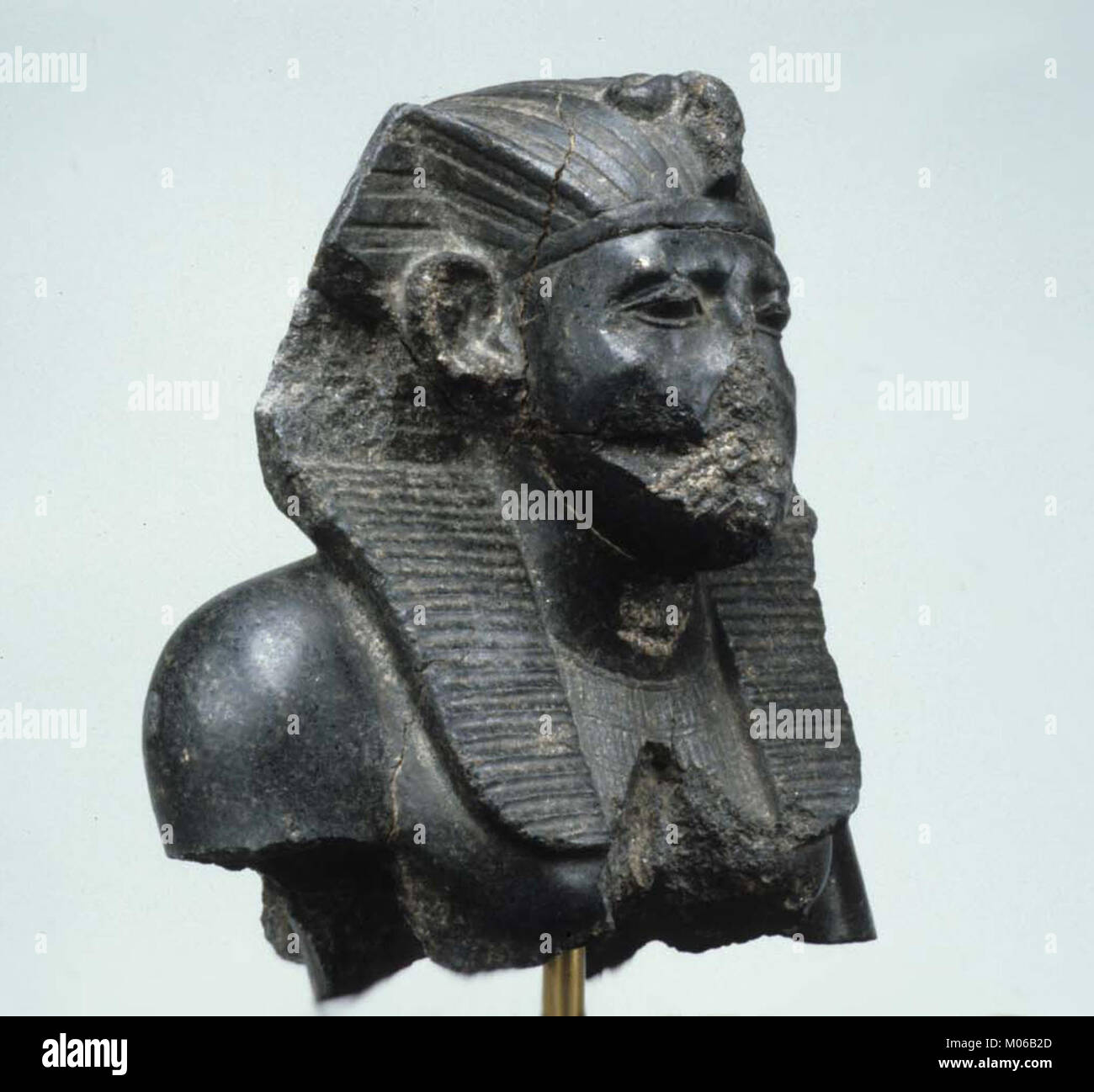 The bust of King Amenemhat III represents ancient Egyptian art and ...
