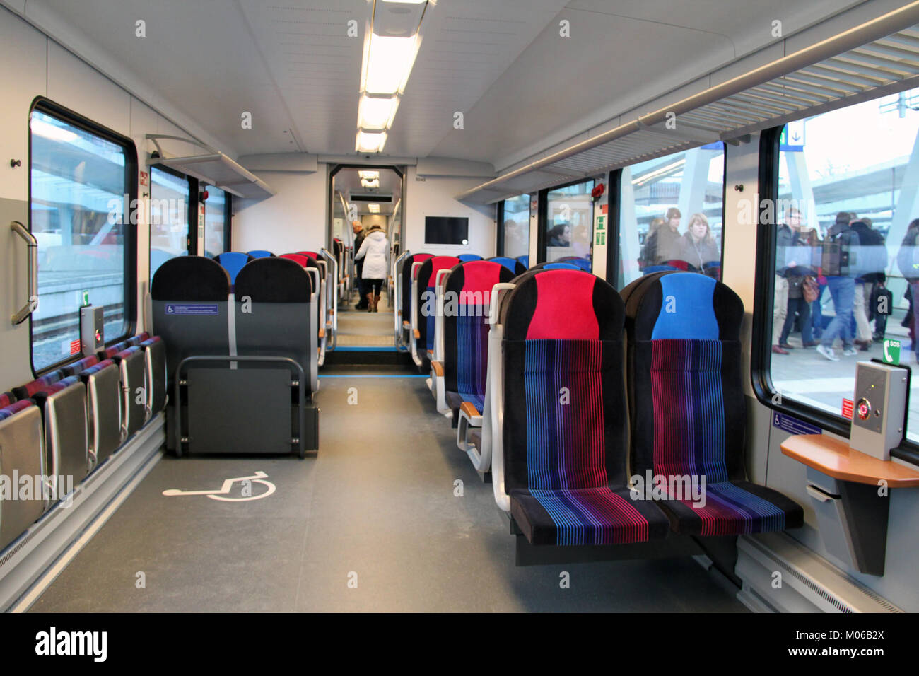 The Breng GTW Interieur 2e klasse fietsenafdeling refers to the ...