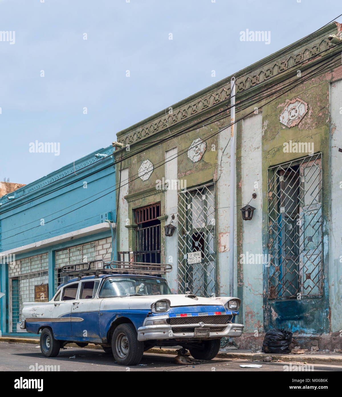 Calle en centro de Maracaibo Stock Photo - Alamy