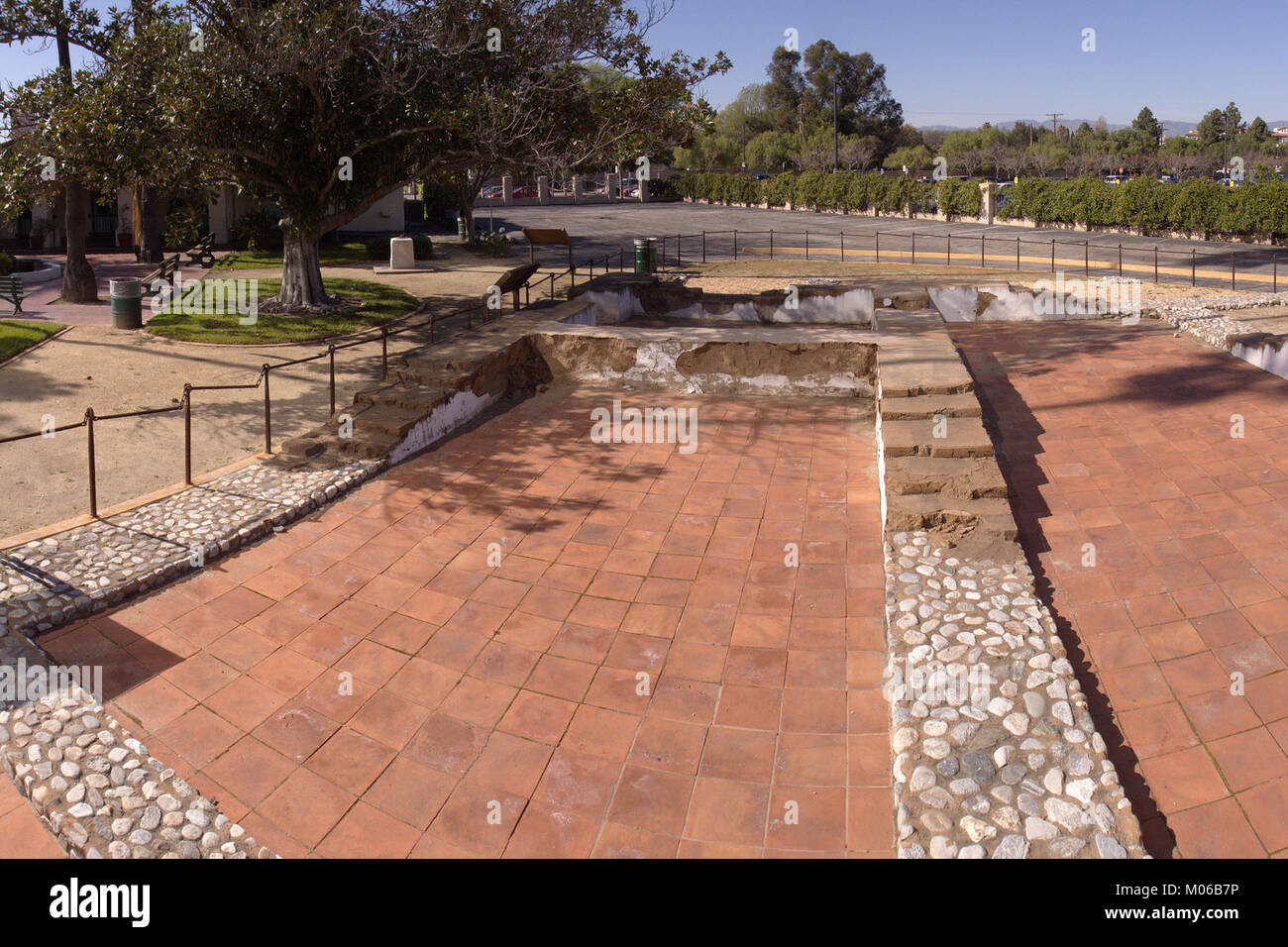The Campo de Cahuenga foundation marks the site where the historic ...