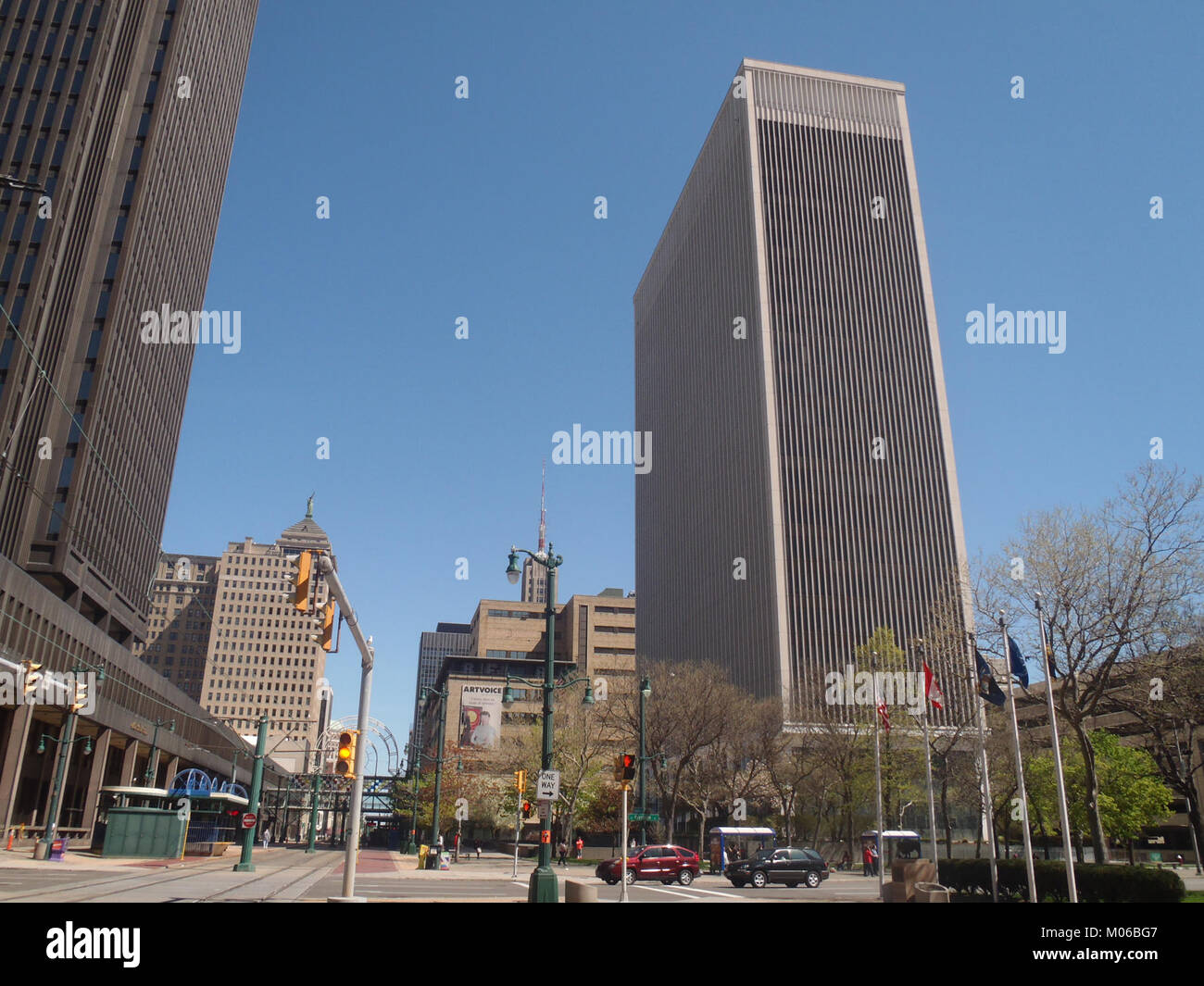 Buffalo main looking north Stock Photo - Alamy