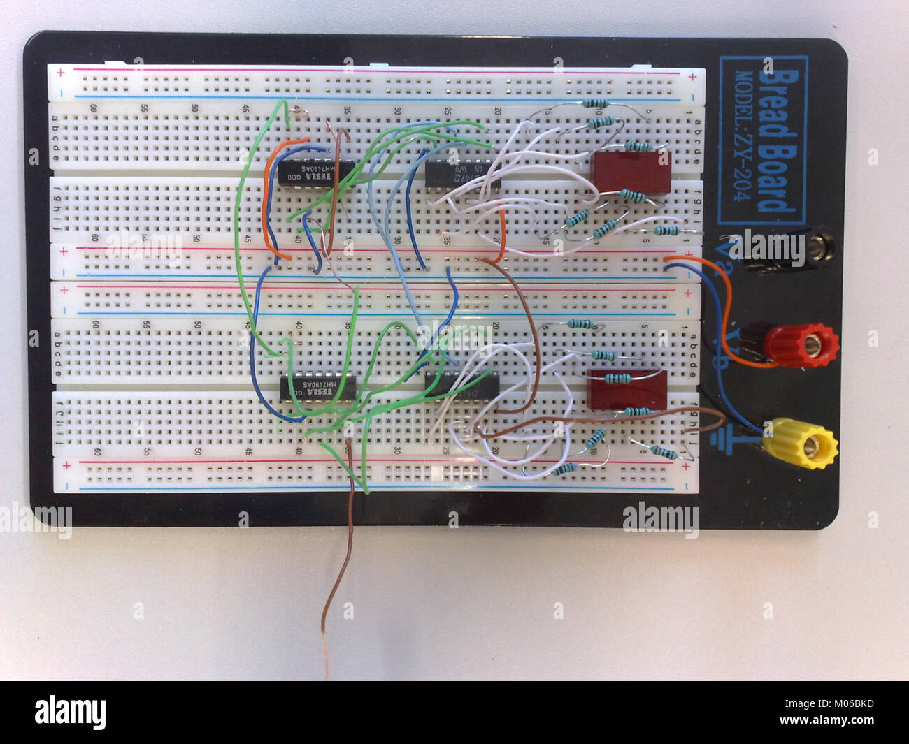 Breadboard connection 15052013 Stock Photo - Alamy