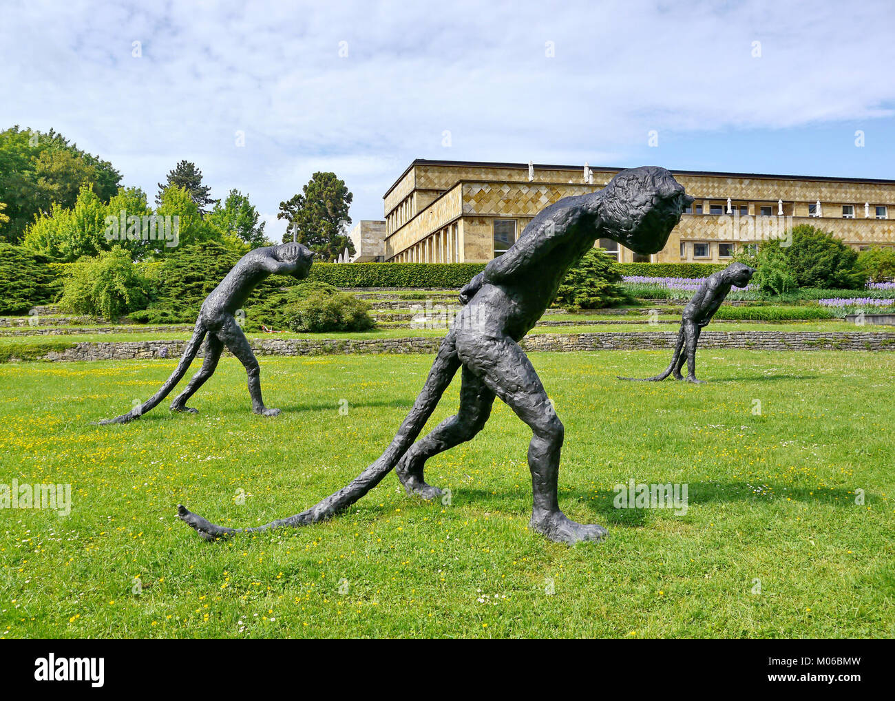 The sculpture collection at Campus Westend in Frankfurt showcases ...