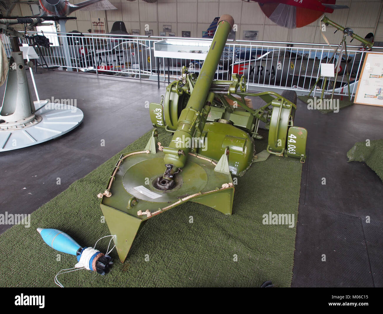 Displayed at Aalborg Forsvars- og Garnisonsmuseum, the Brandt system ...