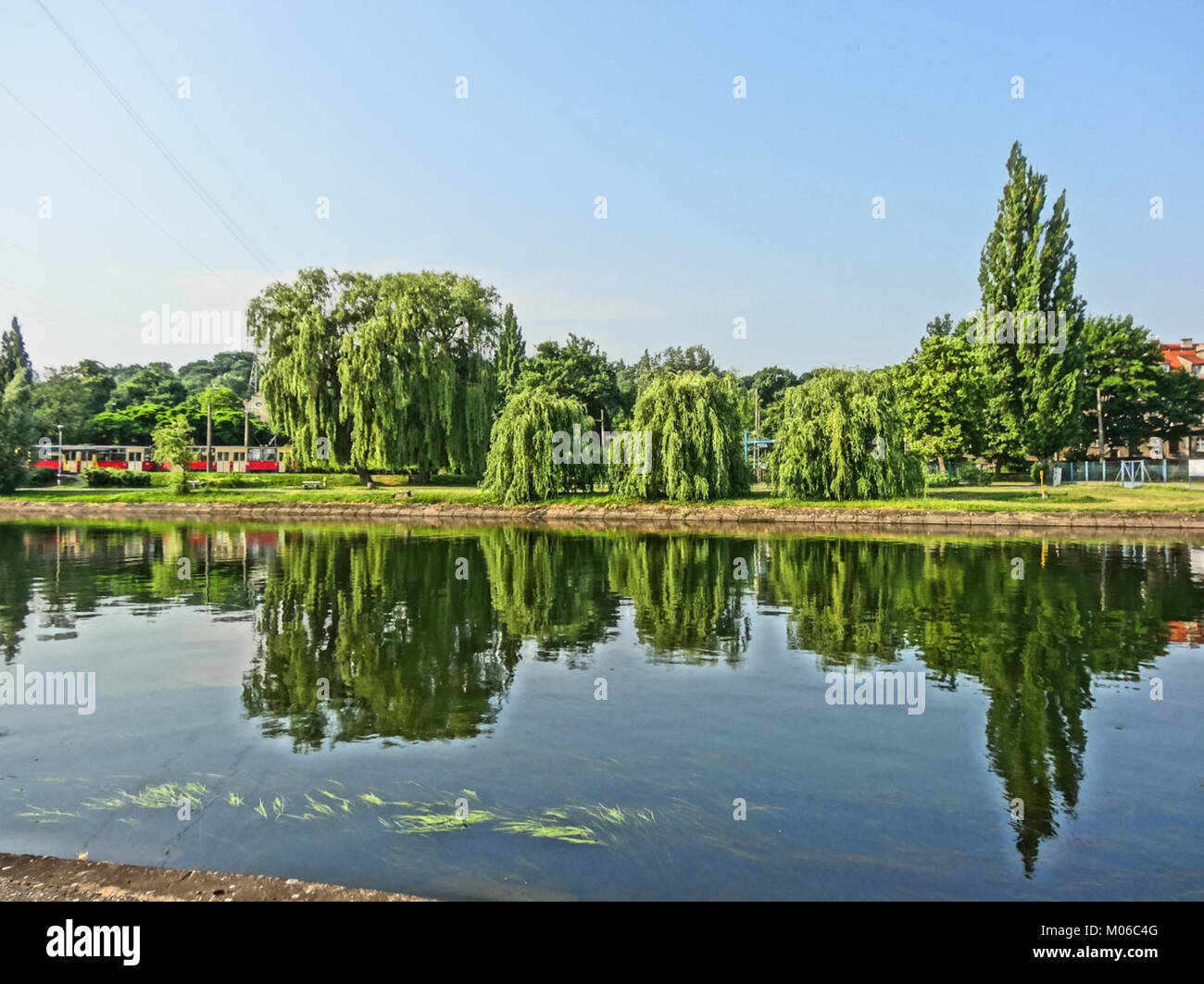 This image features a modern architectural structure, showcasing ...