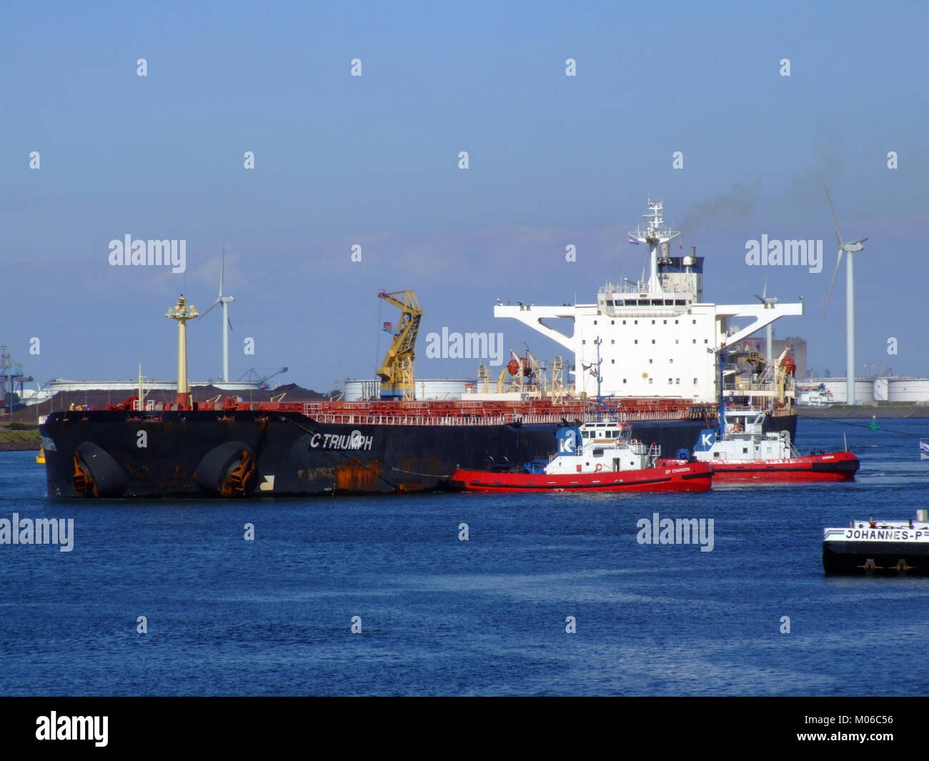 The C Triumph 13, a vessel operating in the Mississippi Harbour and ...