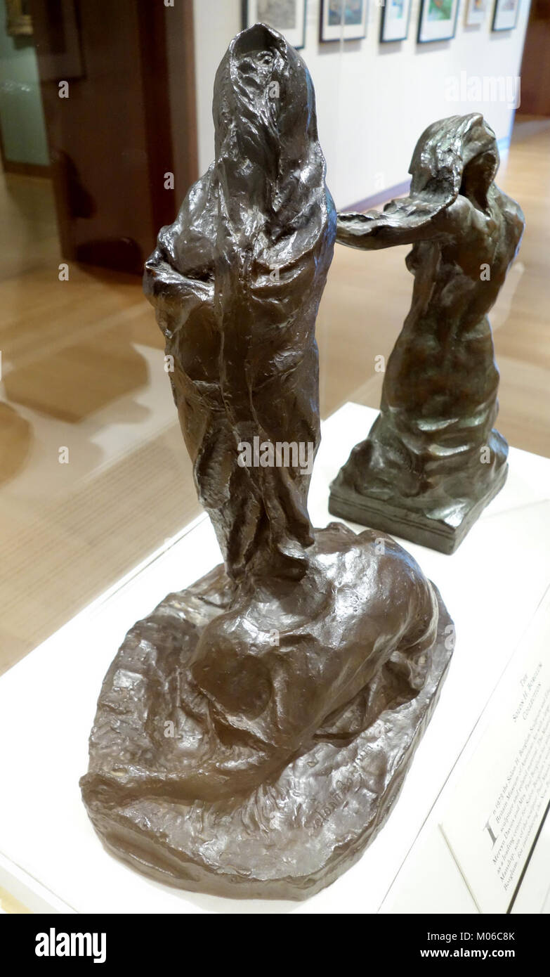 This bronze sculpture by Solon H. Borglum, titled *Burial on the Plains ...