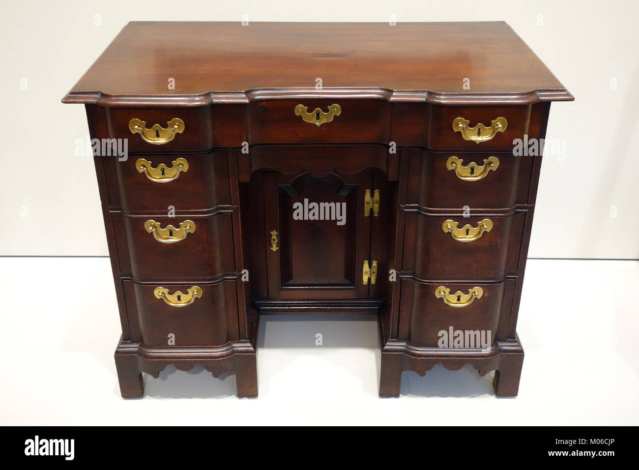 Bureau Table, Boston, 1735-1745, walnut with oak, chestnut, and white ...