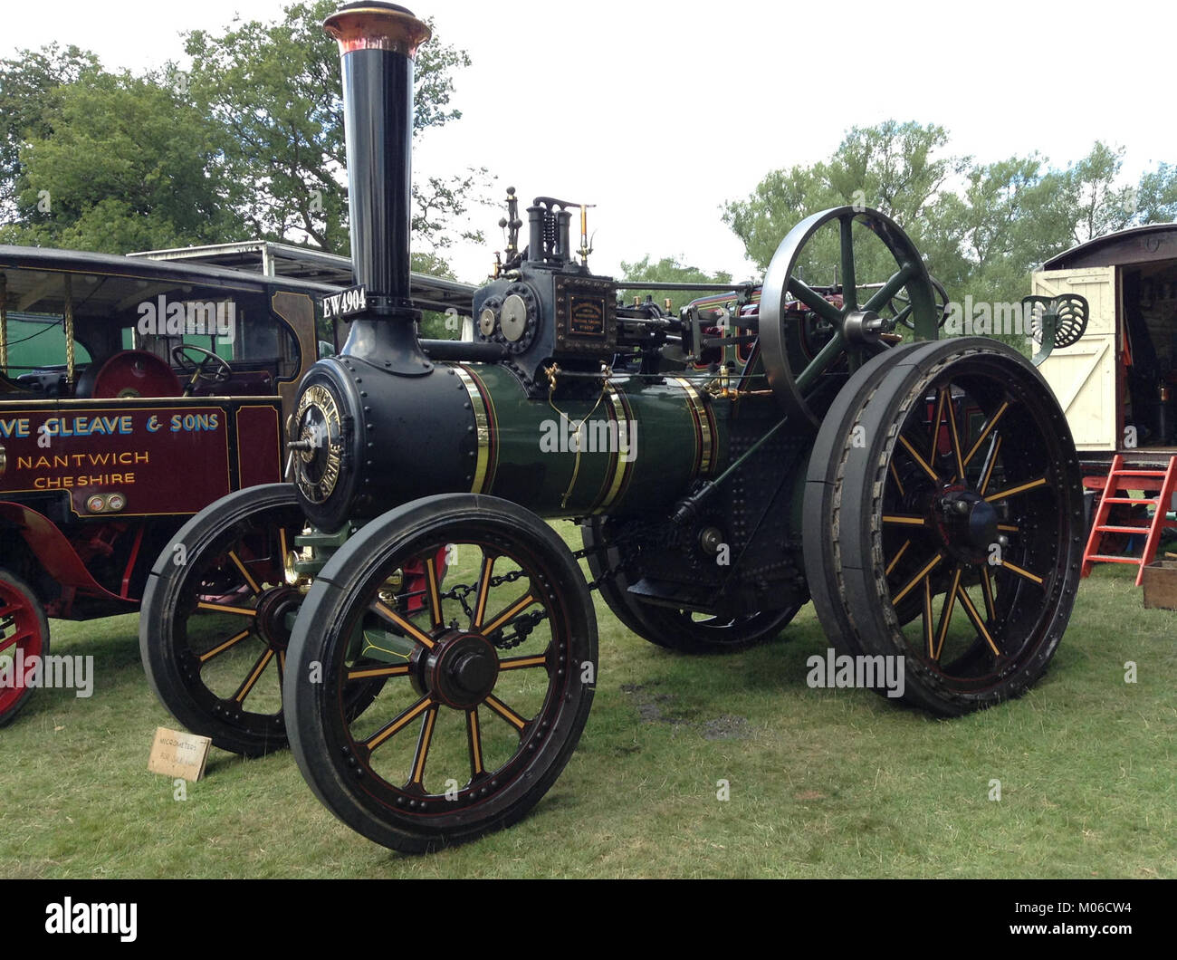 Burrell traction engine (16968989685 Stock Photo - Alamy