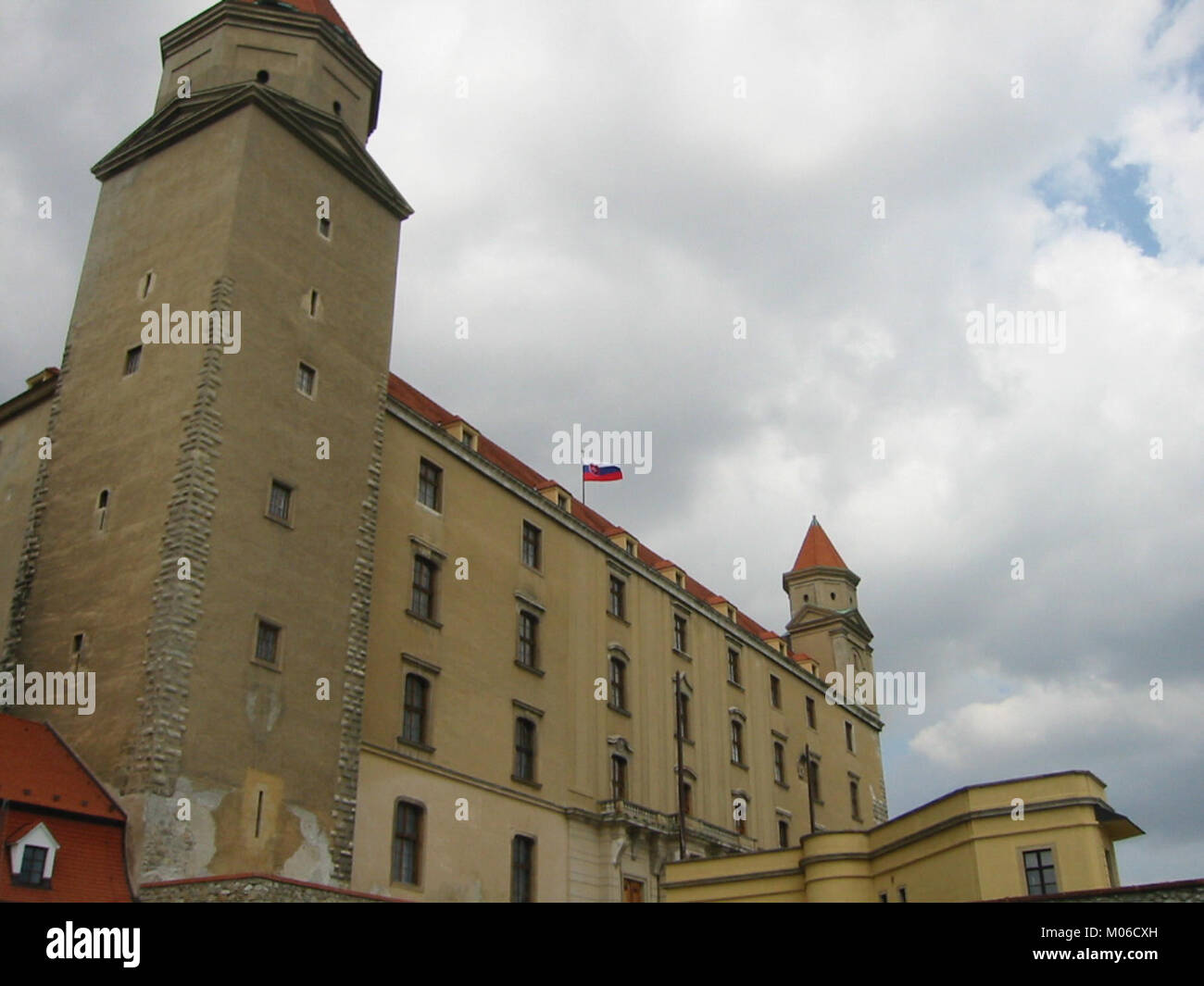 Bratislava Castle in Slovakia is a historic hilltop fortress and iconic ...