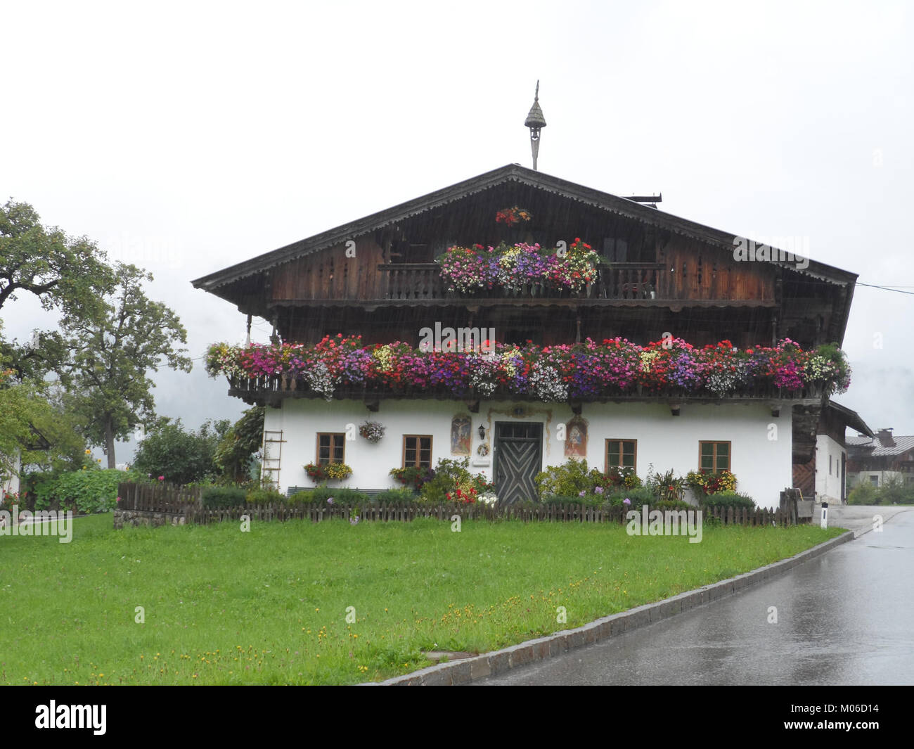 A depiction of the Brandenburg Bauernhaus Schneiderhof, a traditional ...