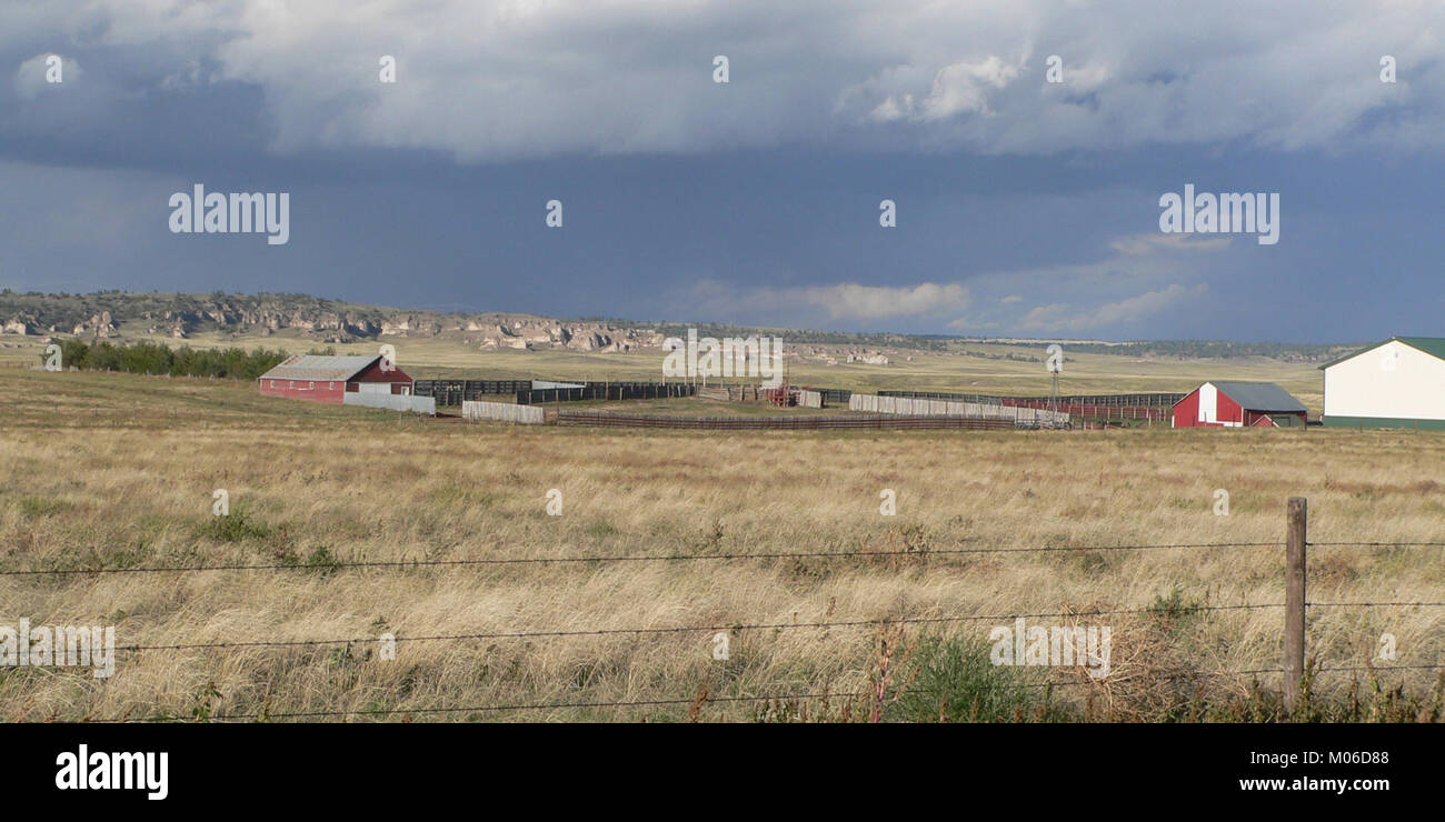 The C.C. Hampton homestead in 1870, photographed from the northwest ...