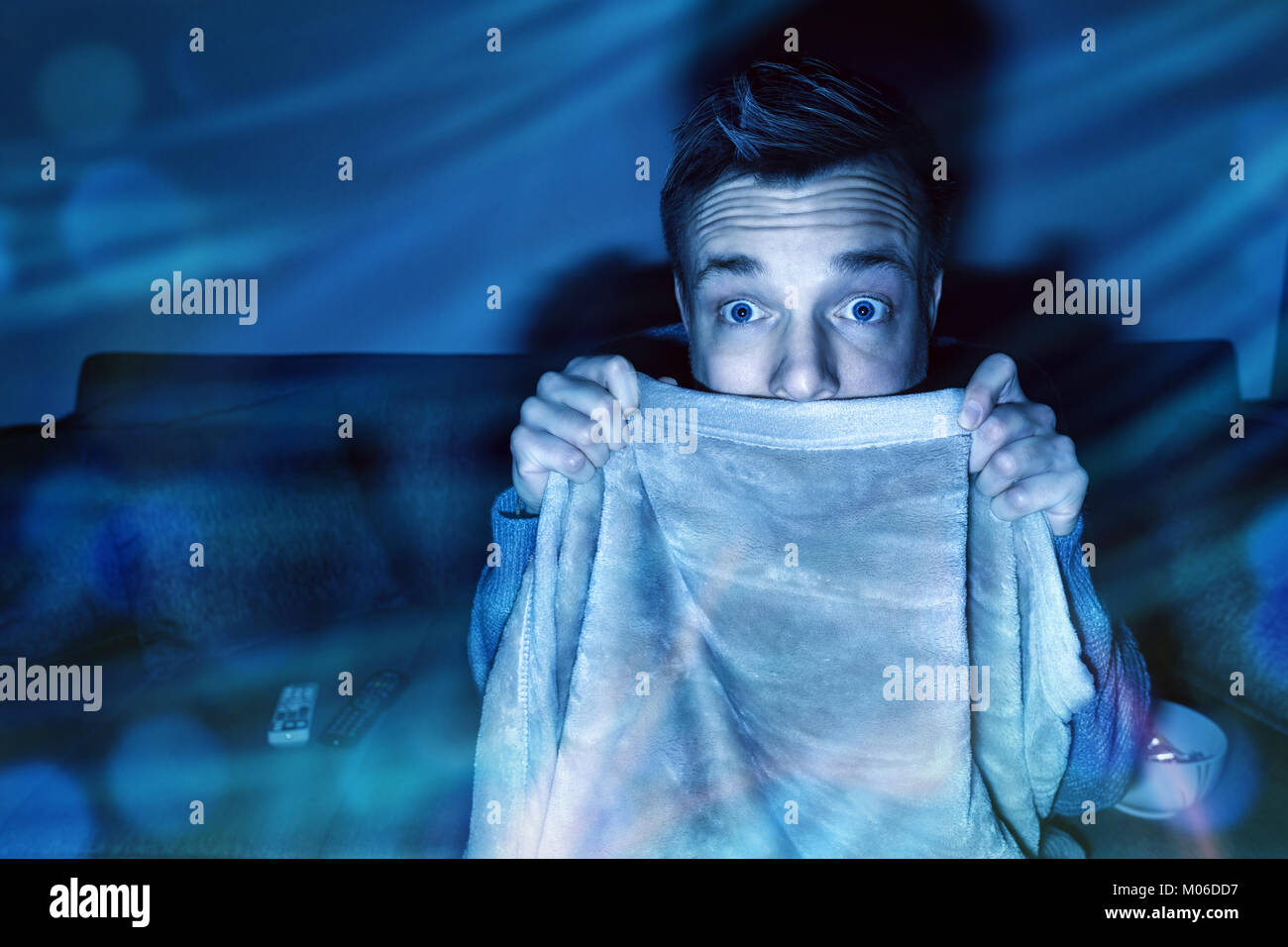 Horror film scared hi-res stock photography and images - Alamy