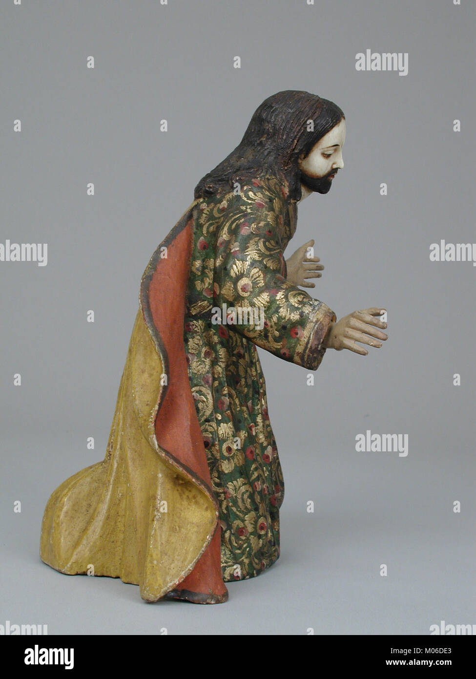 This figure of Joseph, part of a nativity scene, captures the religious ...