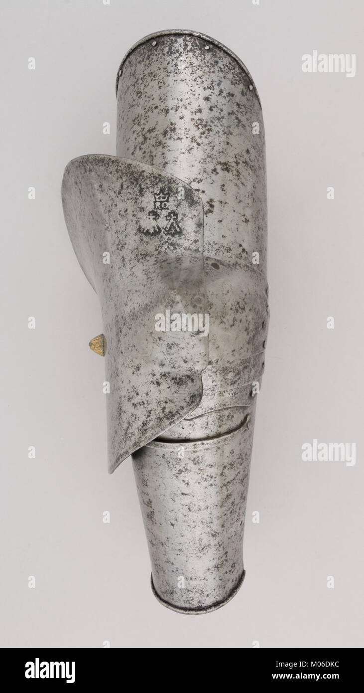 The left-arm vambrace with elbow reinforcement highlights historical ...