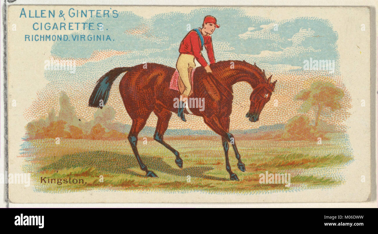 This card features Kingston from The World's Racers series, a ...