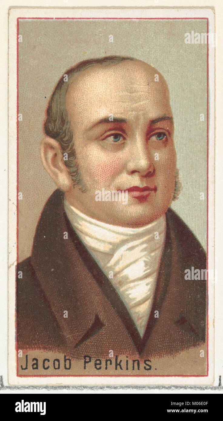 This printer's sample by Jacob Perkins, part of the World's Inventors ...