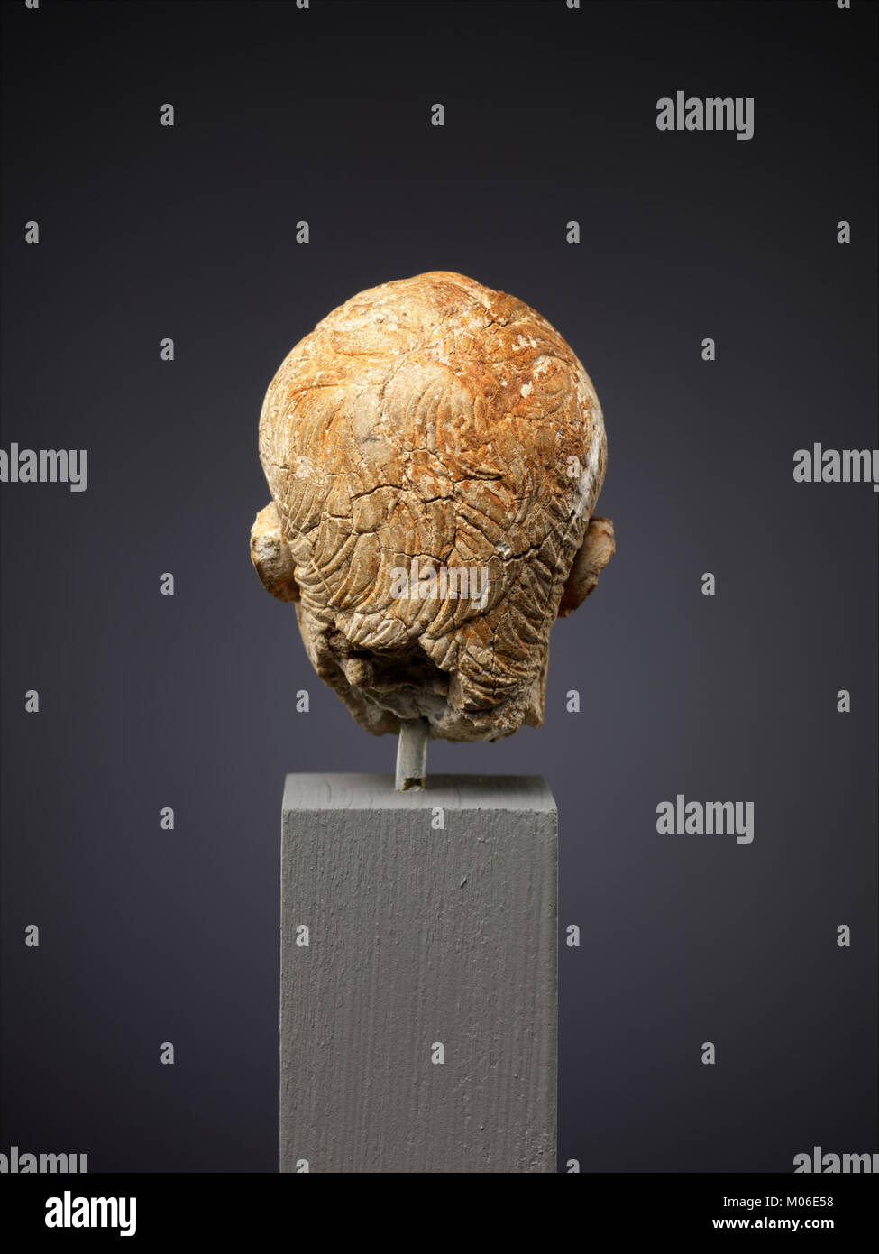This ivory portrait head represents Emperor Augustus, the first Roman ...