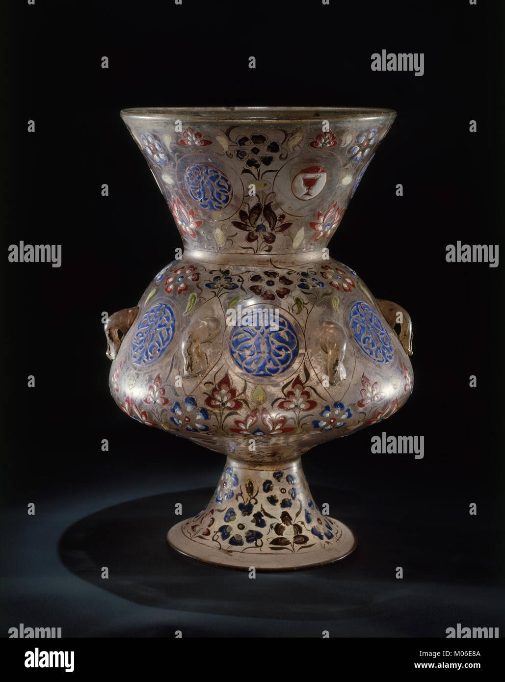 This mosque lamp, an important religious artifact, was used to ...
