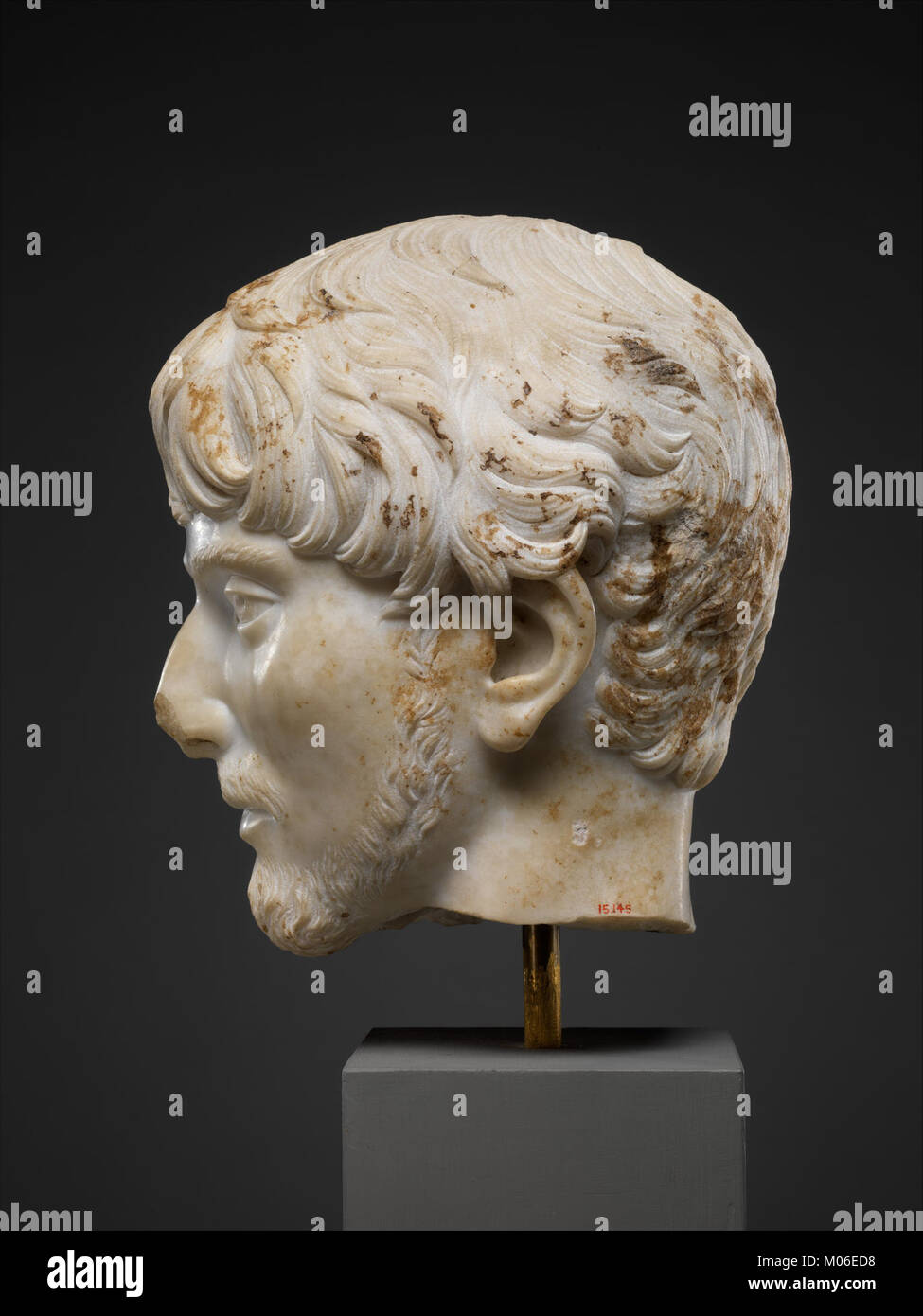 Marble portrait of a man MET DP344996 Stock Photo - Alamy