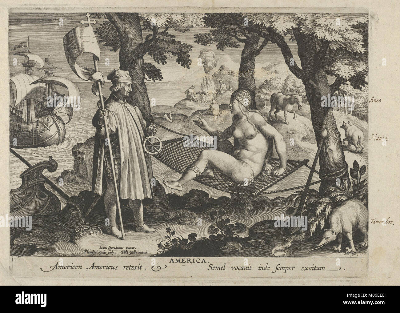 This plate from the 'Nova Reperta' series depicts the discovery of ...