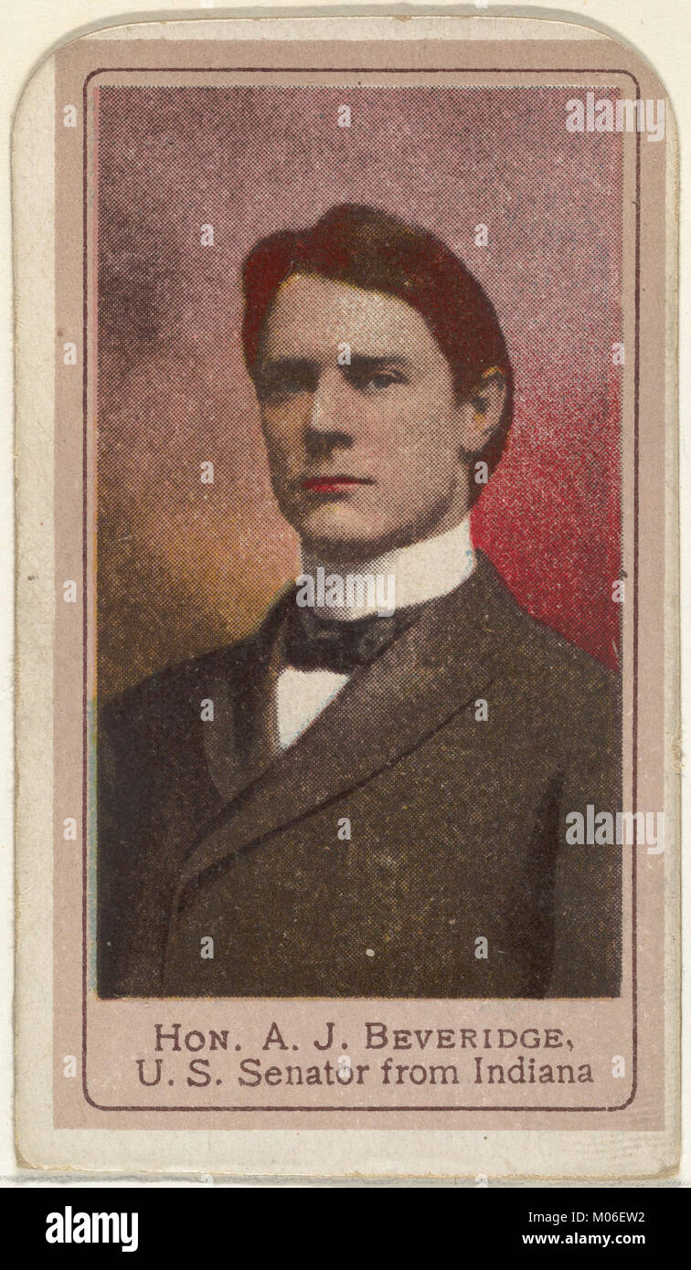 Senator a j beveridge hi-res stock photography and images - Alamy